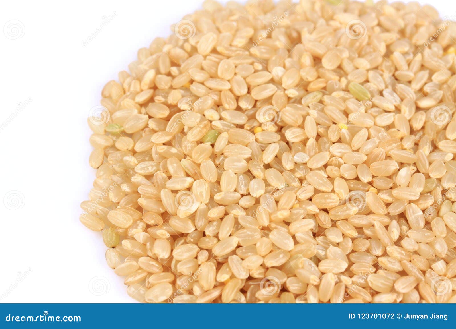Brown rice, Made in Japan stock photo. Image of rice - 123701072