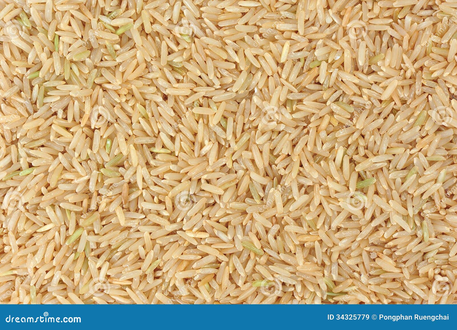 Brown rice stock image. Image of bran, kernels, dietary - 34325779