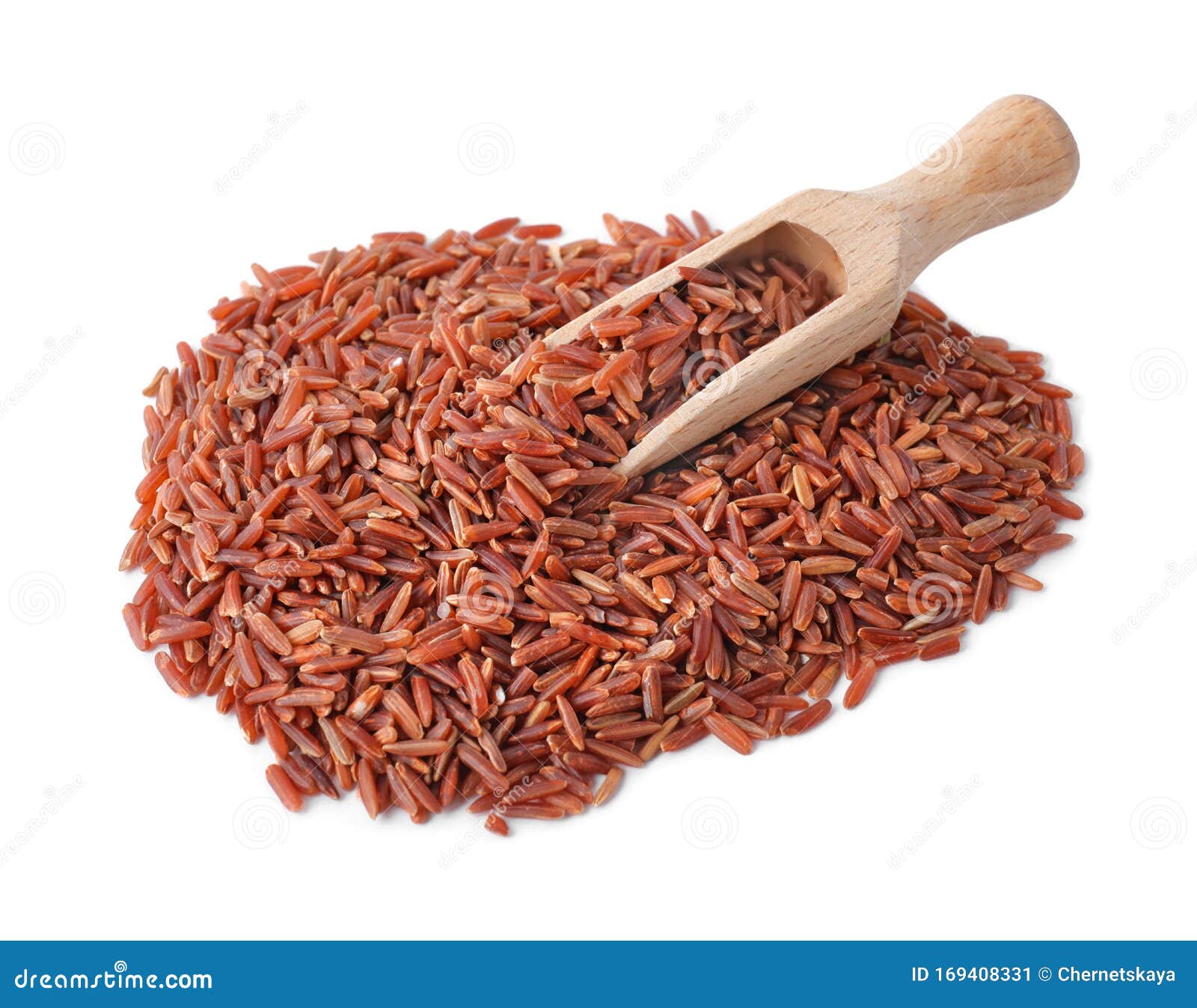 Brown rice and scoop stock image. Image of culinary - 169408331