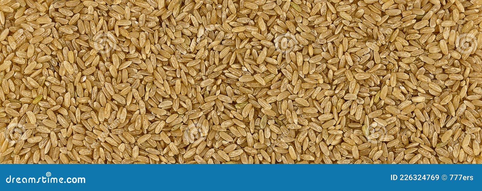 Brown Rice Texture. Brown Rice Background. Close-up of Brown Rice Top ...