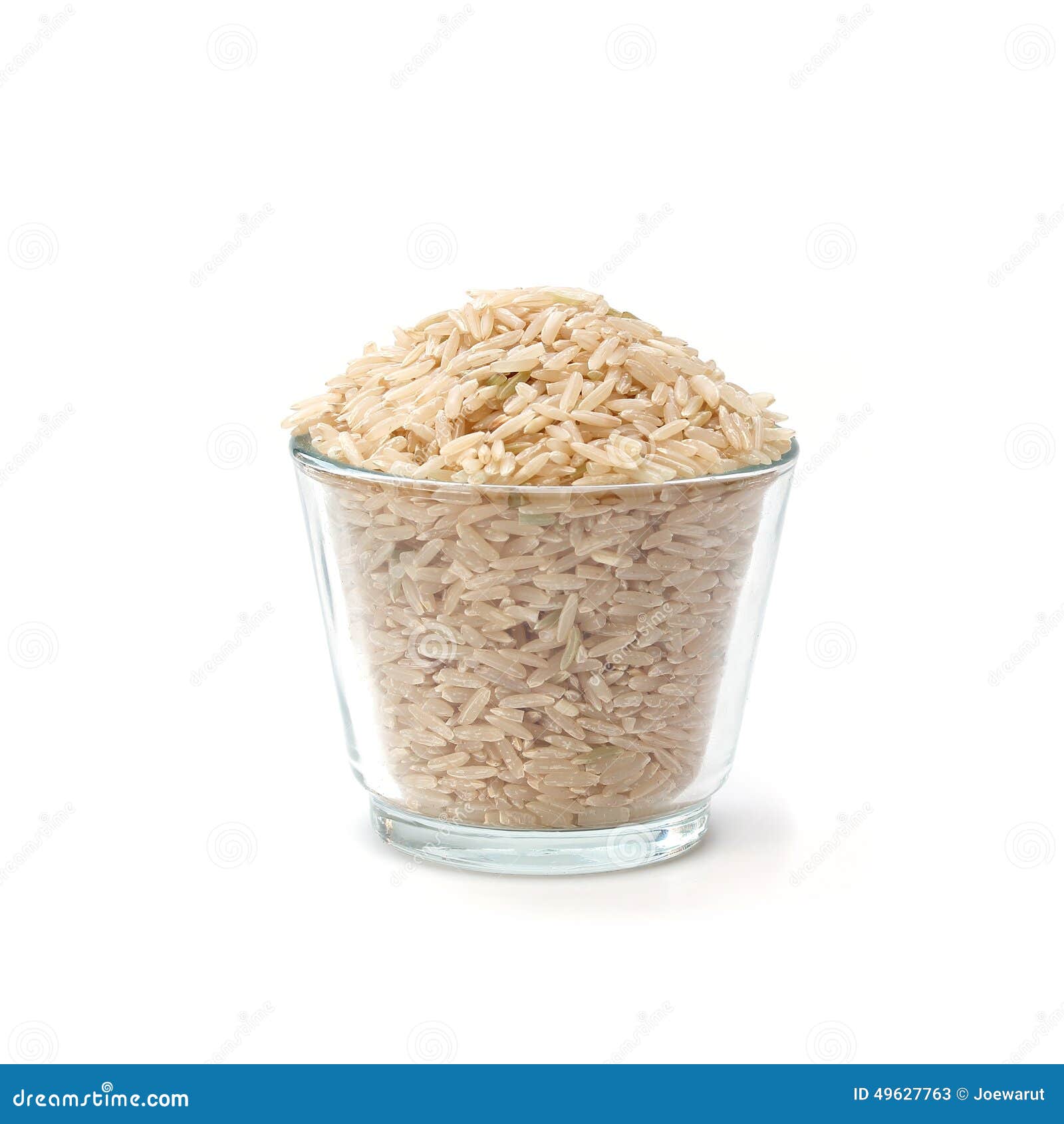 Brown Rice or Unpolished Rice Stock Image - Image of food, unpolished ...