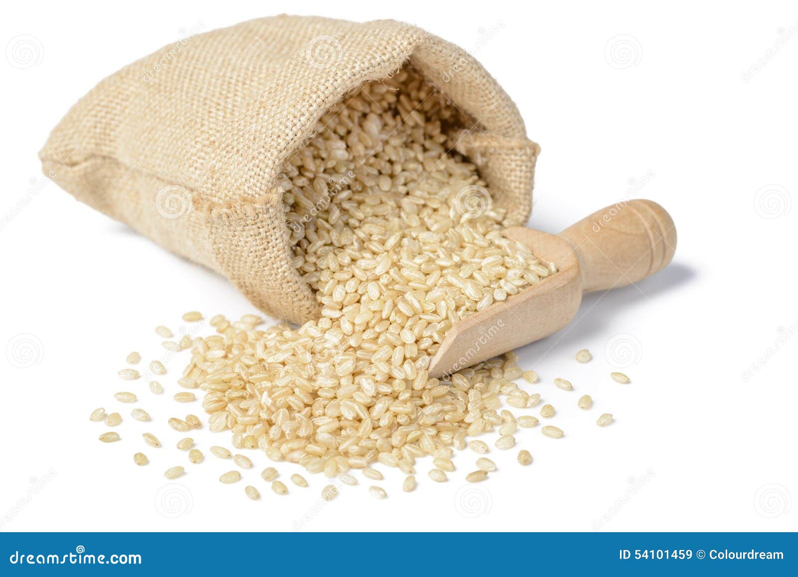 Brown rice stock image. Image of organic, grained, rice - 54101459