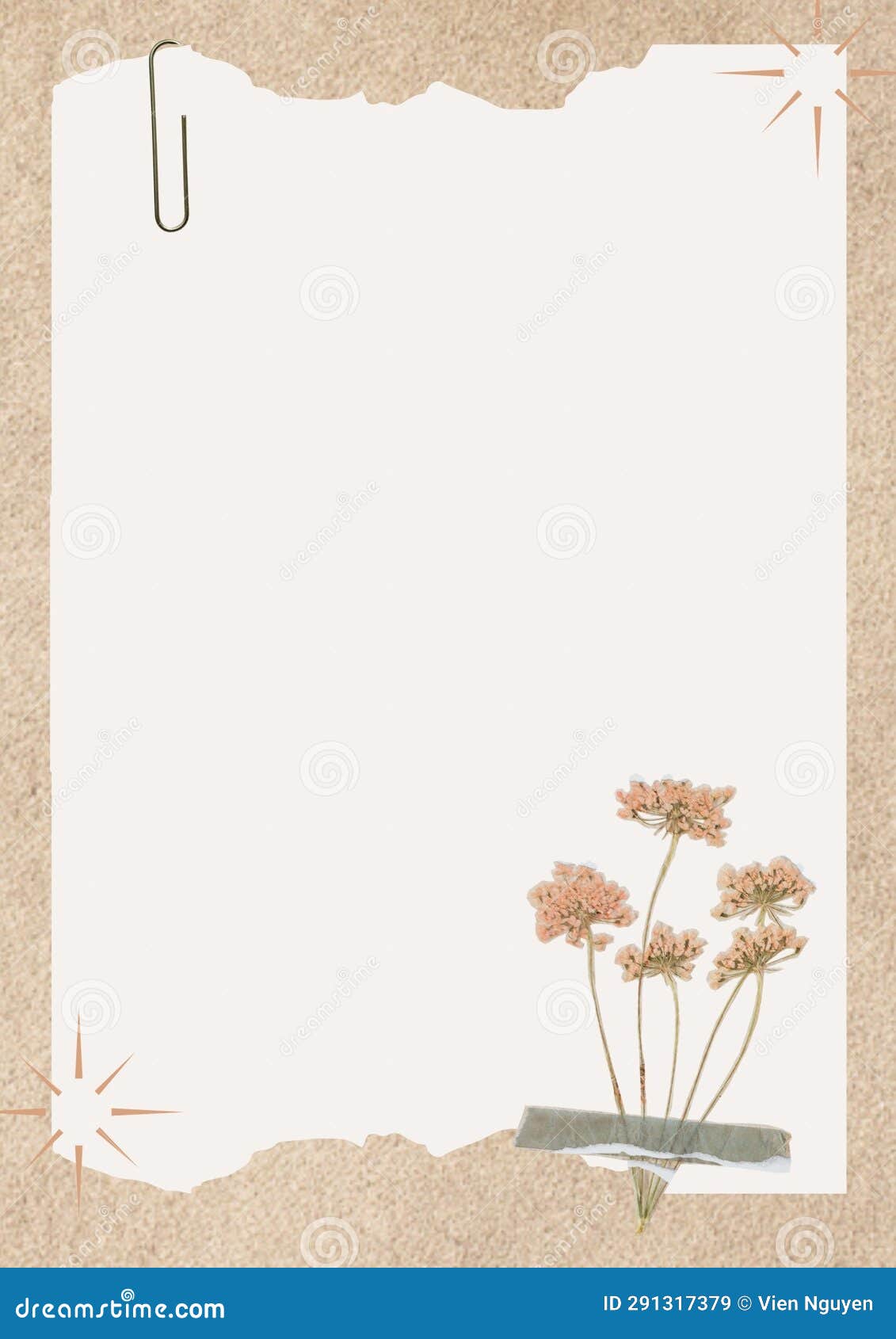Brown Ripped Paper Notes - 26 Stock Illustration - Illustration of ...