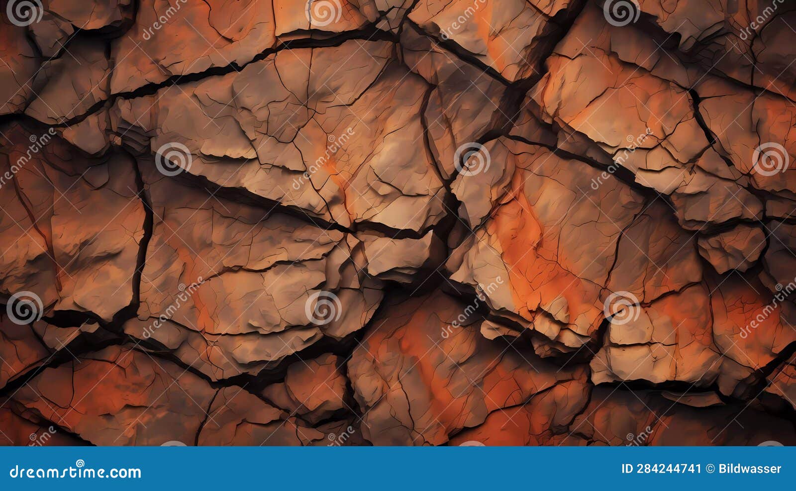 Brown Rock Background. Generative Ai Design Stock Illustration ...
