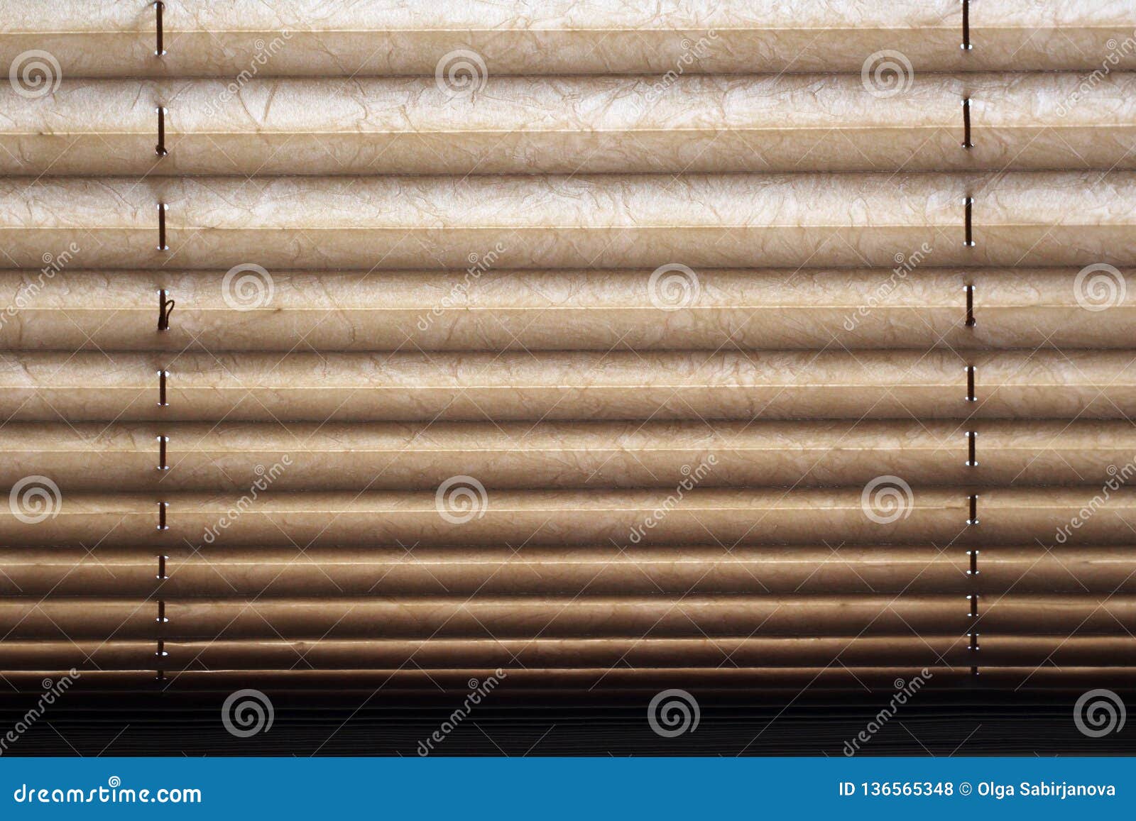 Brown Roller Blinds on the Window, Background Stock Photo - Image of ...
