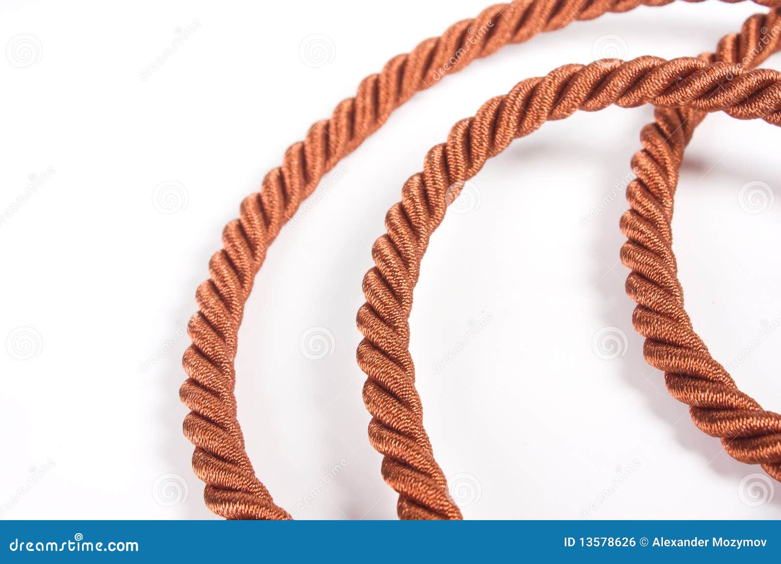 Brown rope stock photo. Image of white, object, brown - 13578626