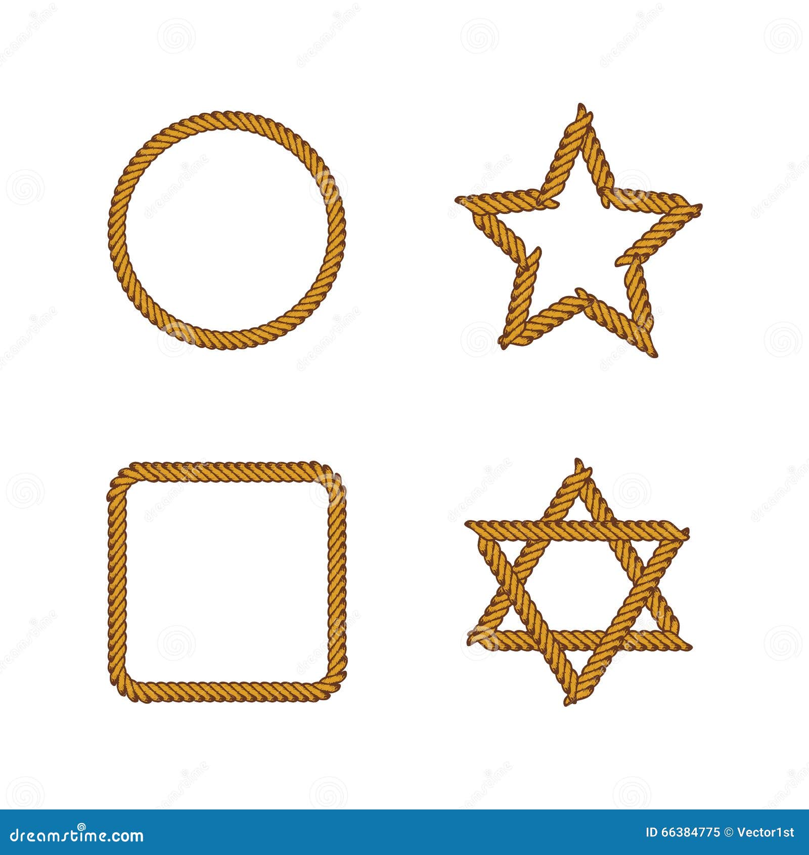 Brown rope theme stock vector. Illustration of brown - 66384775