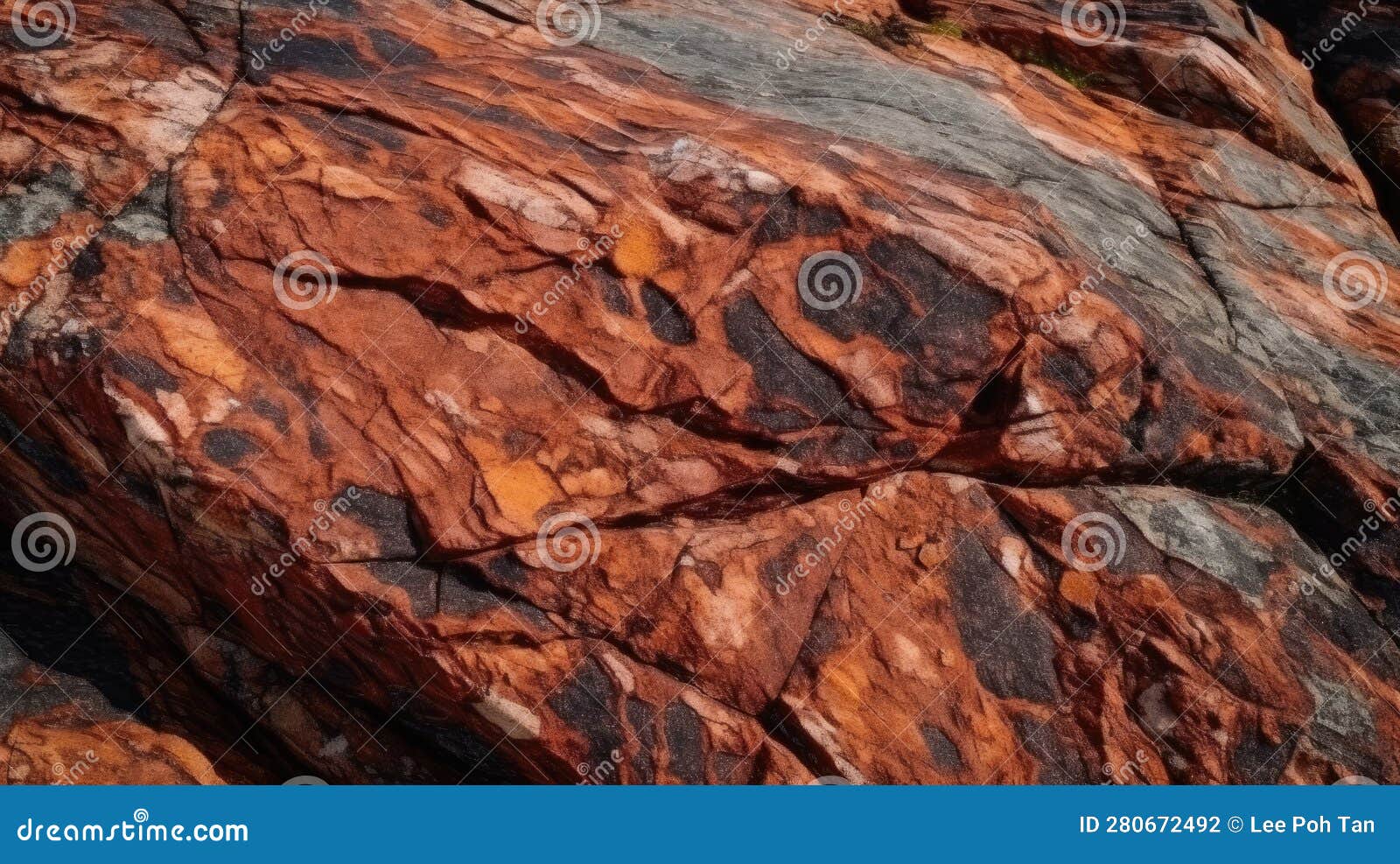Brown Rough Mountain Rock Texture with Cracks Surface Stock ...