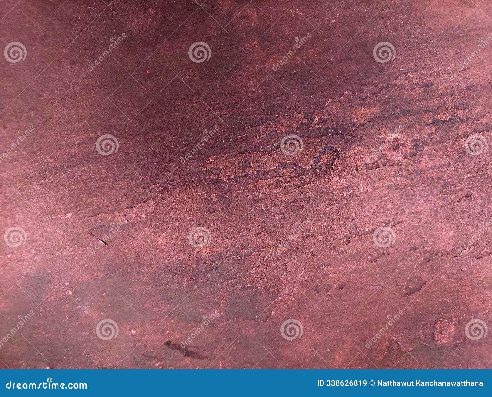 Red Sand Stone Texture Pattern on Surface of the Wall. Flaking Red ...