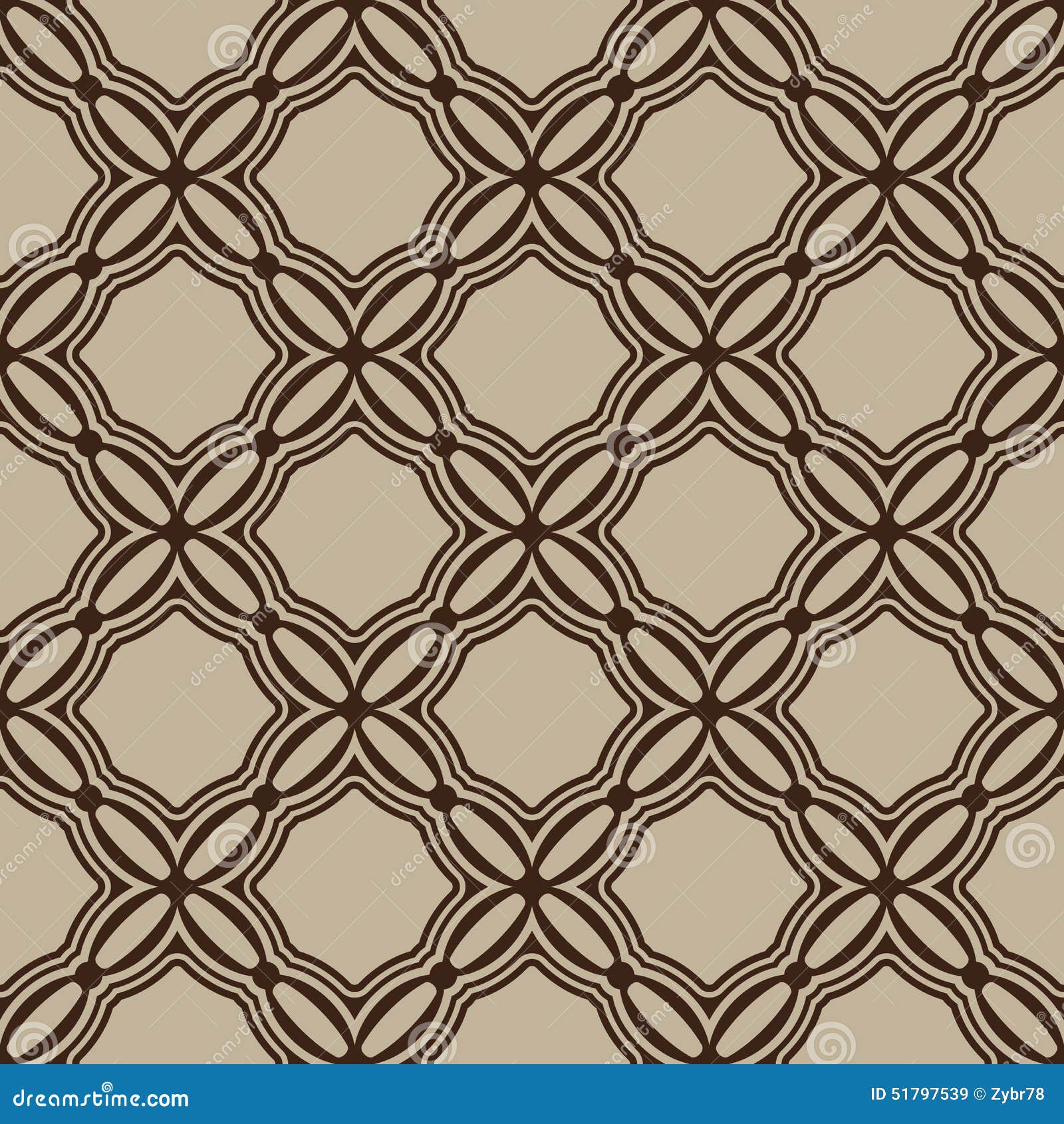 Brown seamless pattern stock vector. Illustration of silk - 51797539