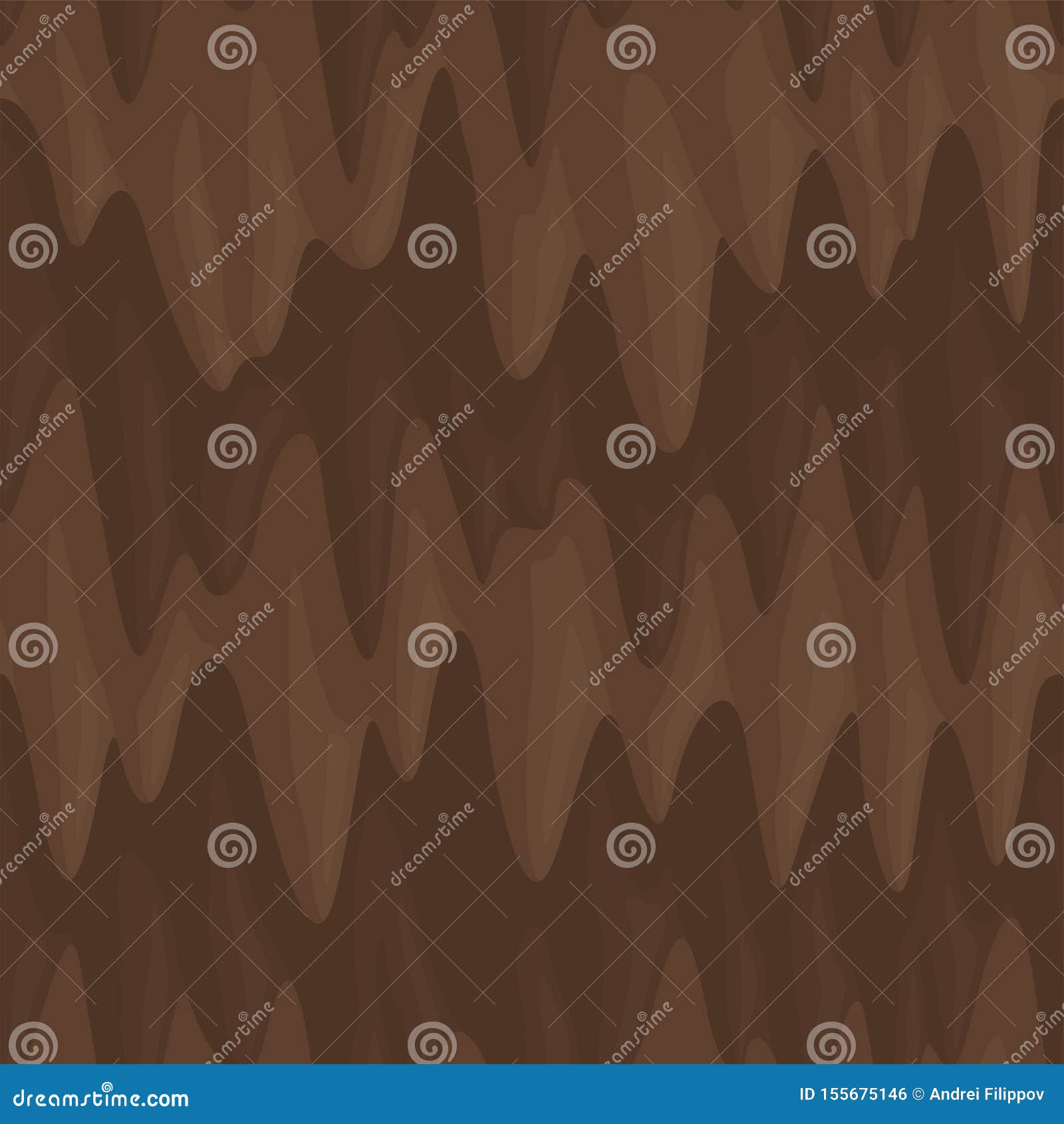 Brown Seamless Pattern with Vector Mud Texture Stock Vector ...