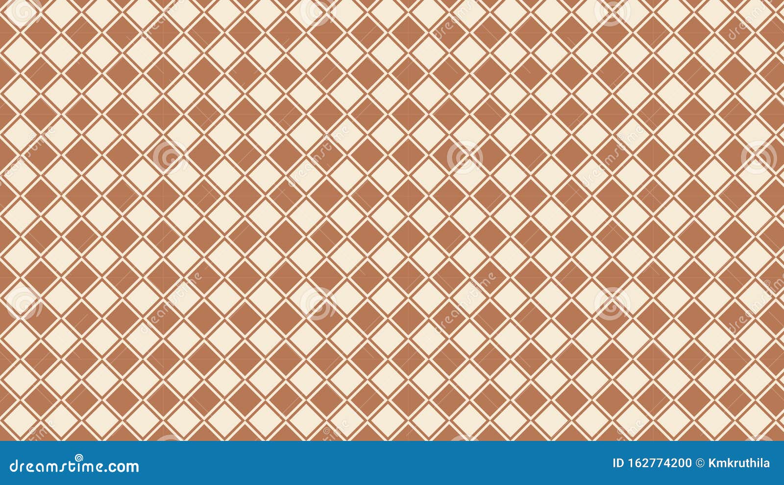 Brown Seamless Square Pattern Background Vector Image Stock Vector ...