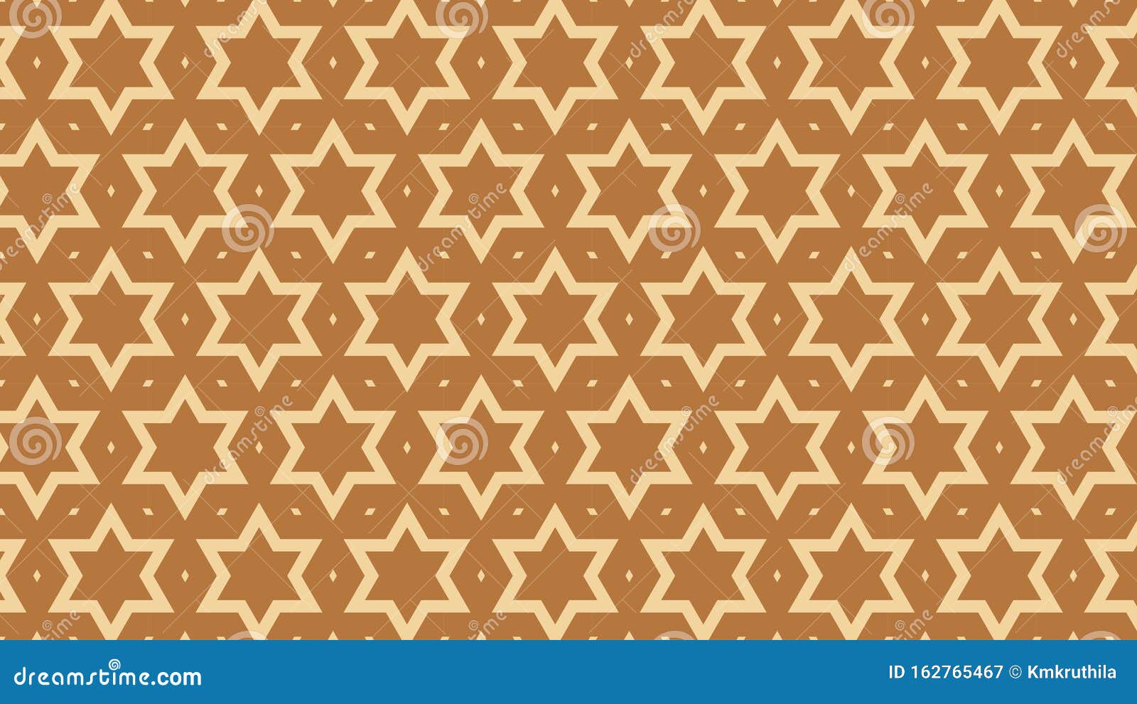 Brown Seamless Star Pattern Stock Vector - Illustration of shapes ...