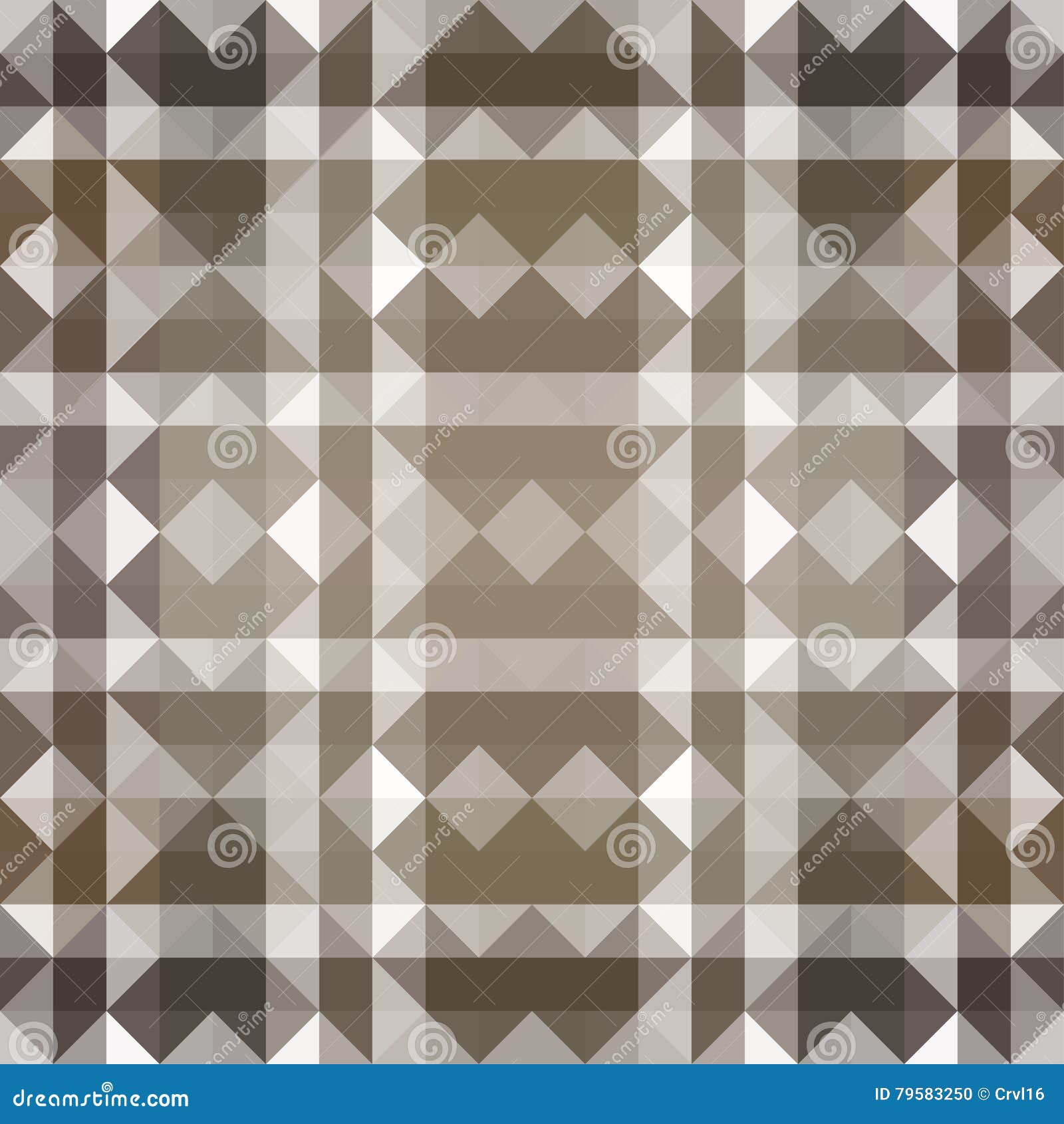 Brown Seamless Triangle Abstract Background Stock Vector - Illustration ...