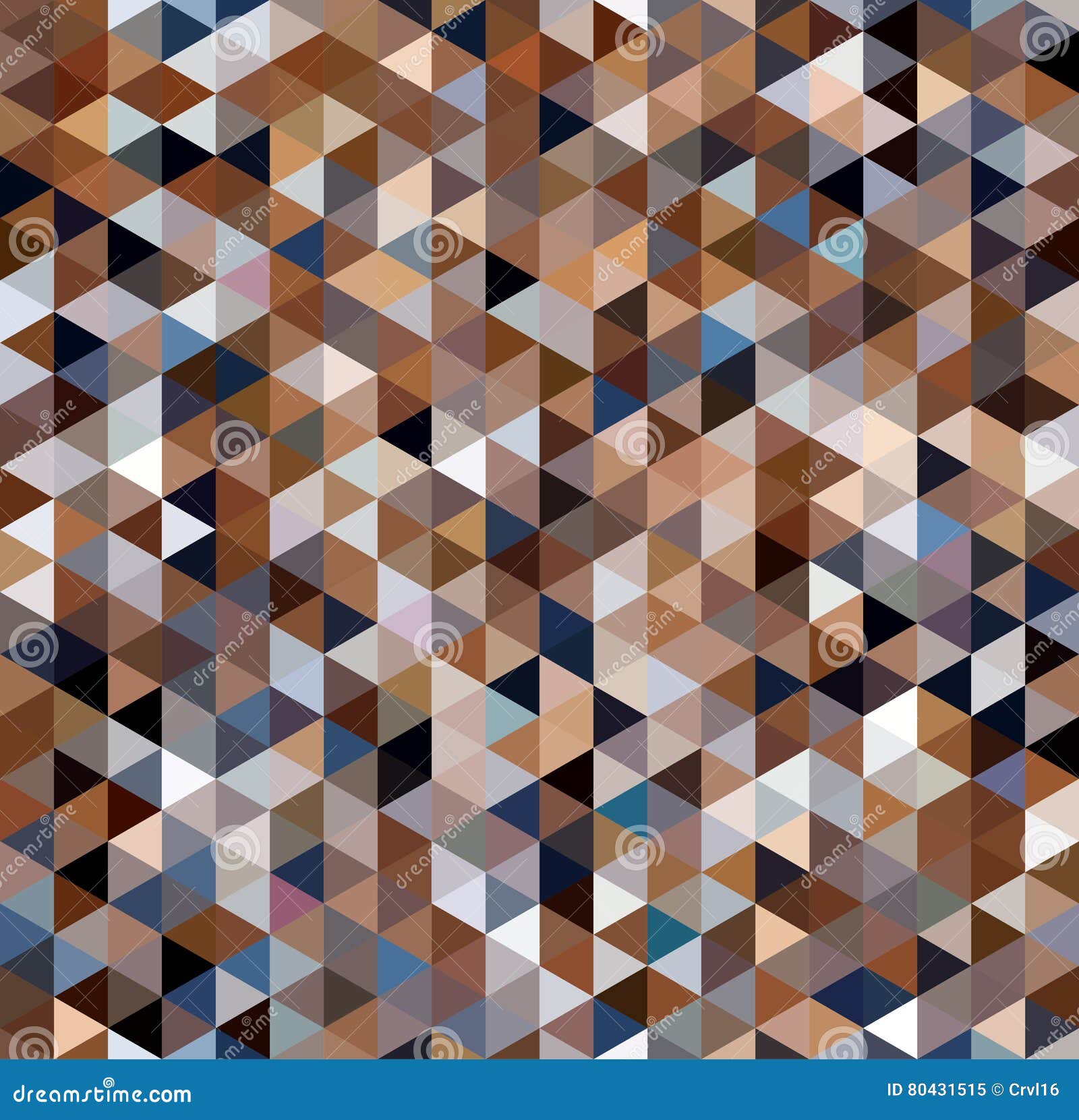 Brown Seamless Triangle Abstract Background Stock Vector - Illustration ...