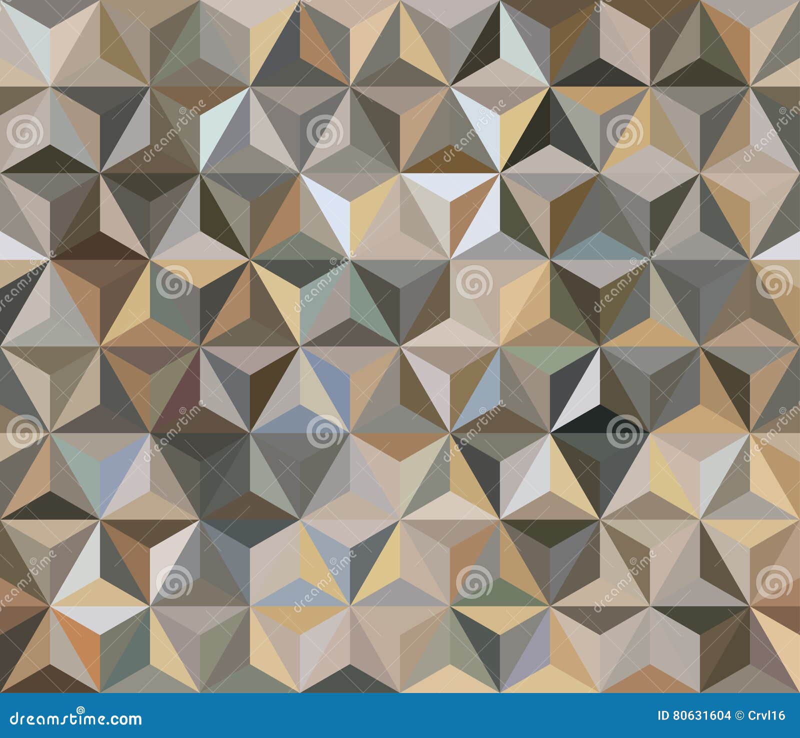 Brown Seamless Triangle Abstract Background Stock Vector - Illustration ...