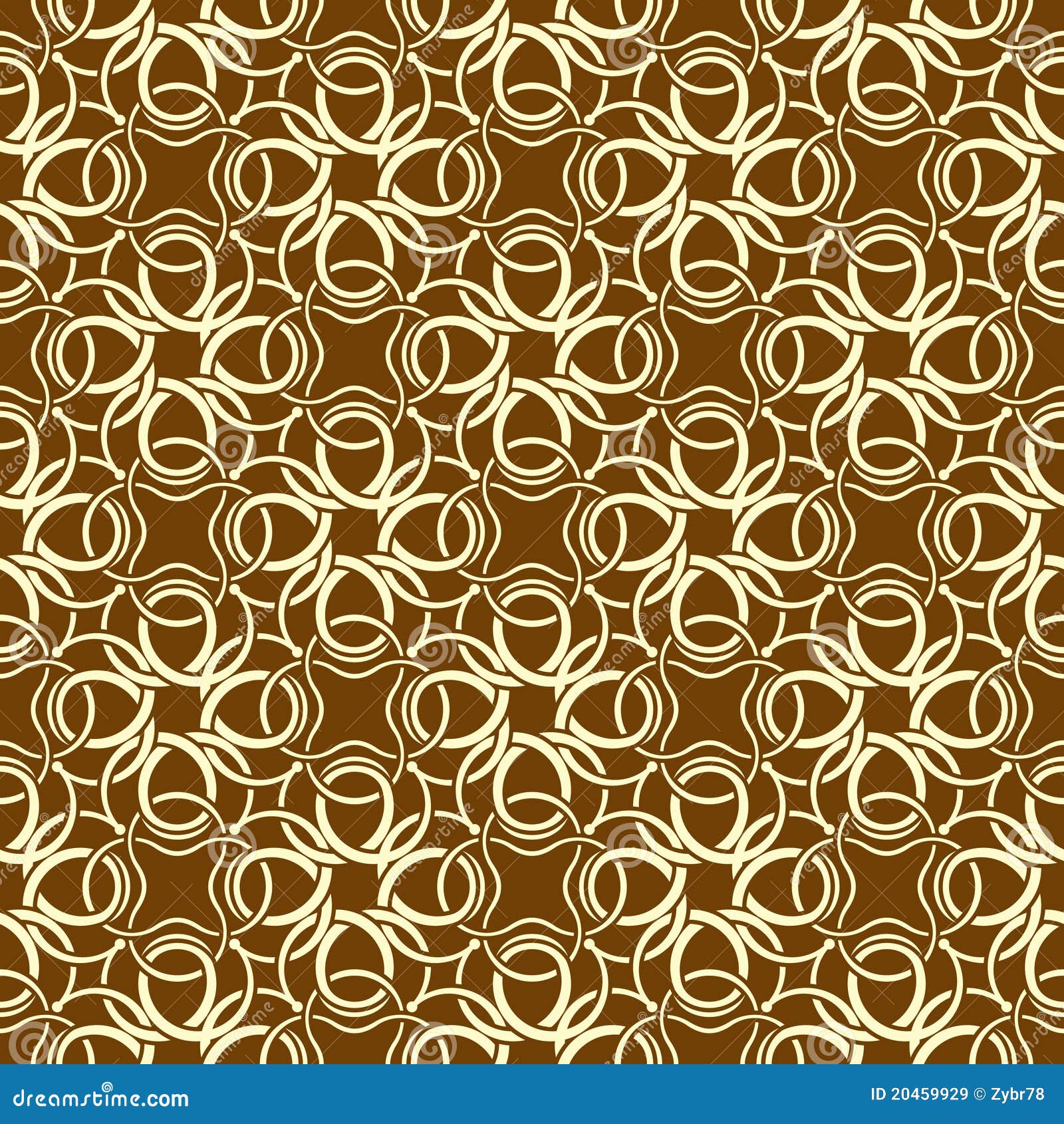 Brown seamless wallpaper stock vector. Illustration of silhouette ...