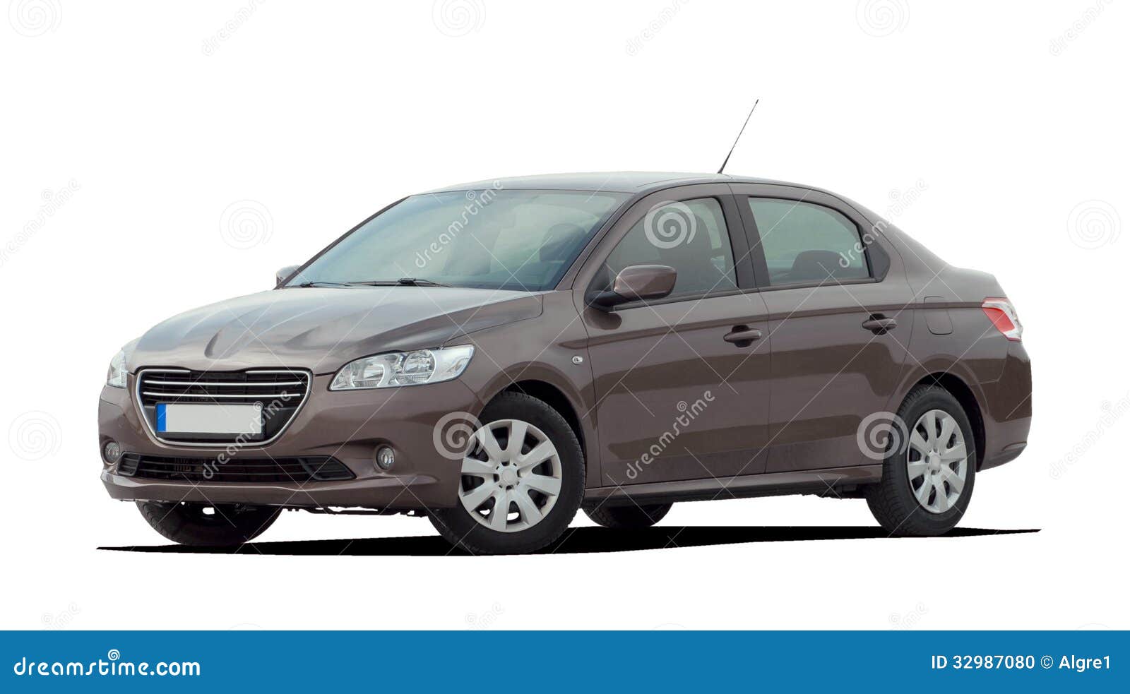 Brown sedan front view stock photo. Image of luxury, comfort - 32987080