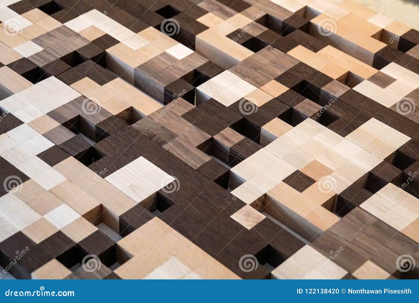 Brown Shade Wooden Jigsaw Puzzle Background Pattern Stock Photo - Image ...