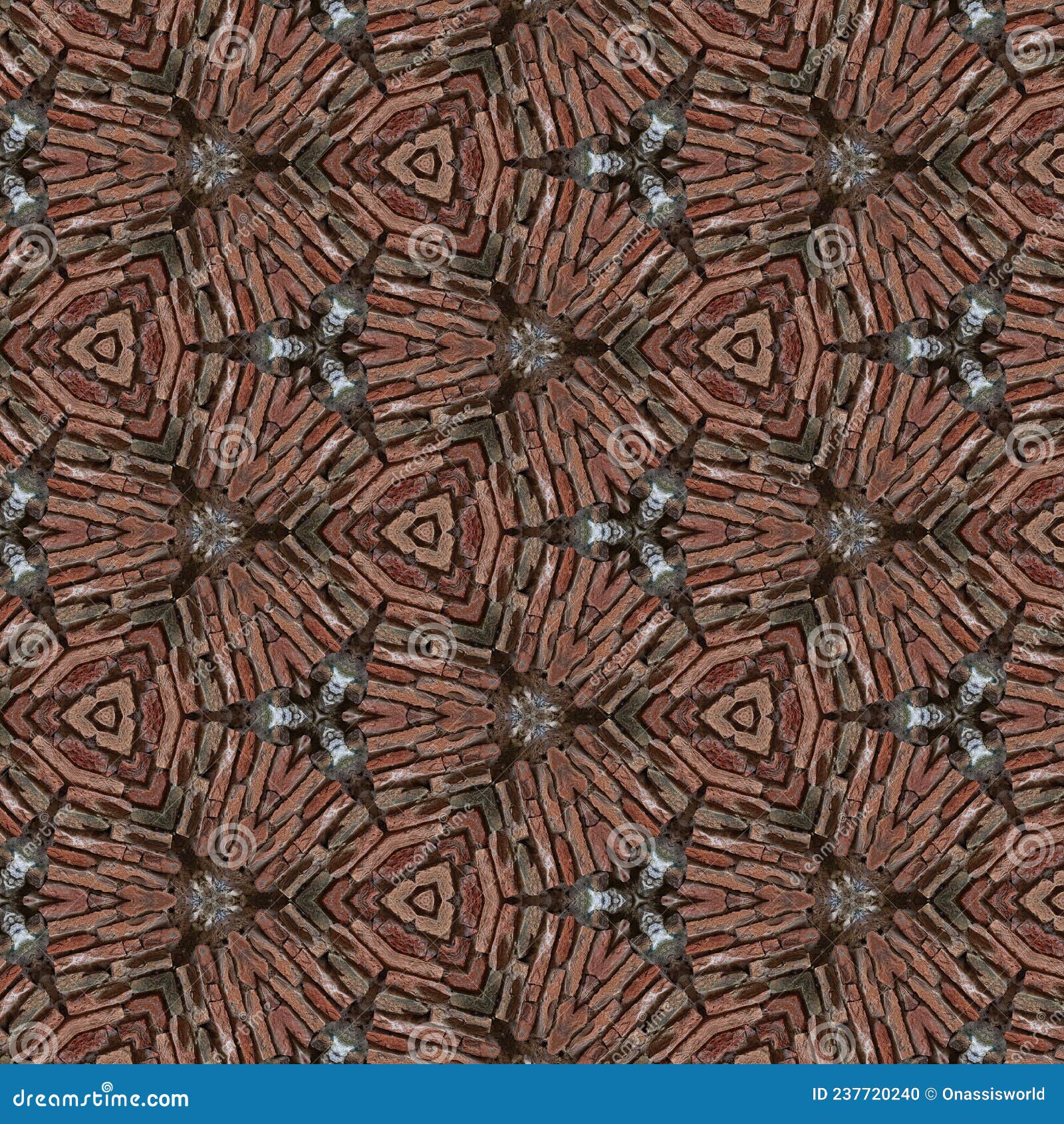 Brown Shapes and Blurs Abstract Background Stock Illustration ...