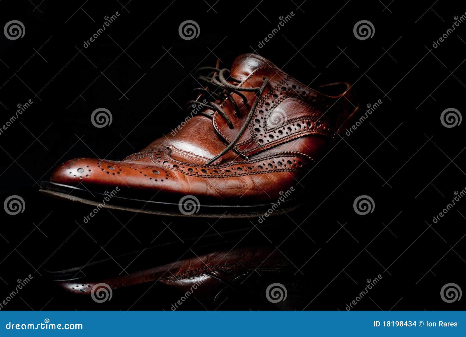 Brown Shoe stock photo. Image of brown, shoe, classic - 18198434