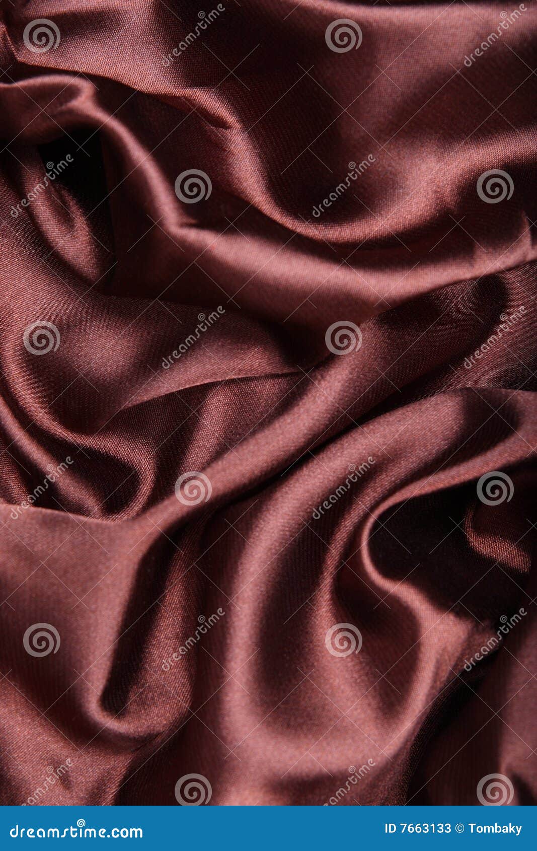Brown silk textile stock image. Image of bedding, rippled - 7663133