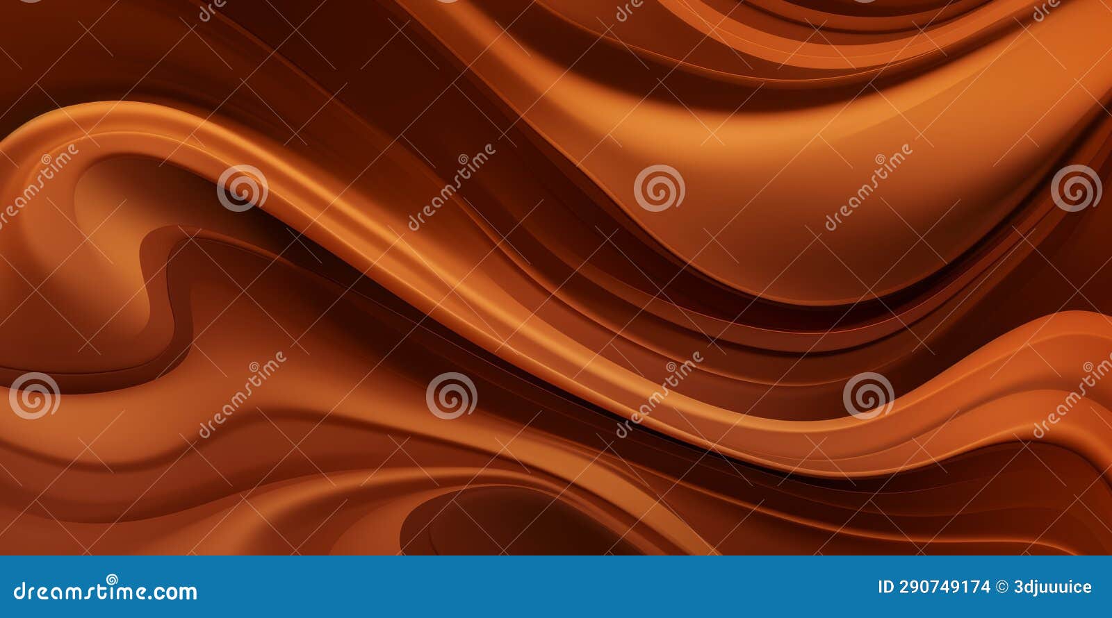 Brown Slime Creative Abstract Wavy Texture. Stock Illustration ...