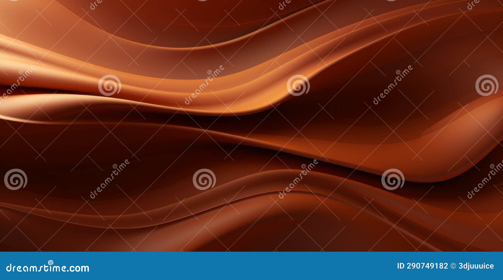 Brown Slime Creative Abstract Wavy Texture. Stock Illustration ...