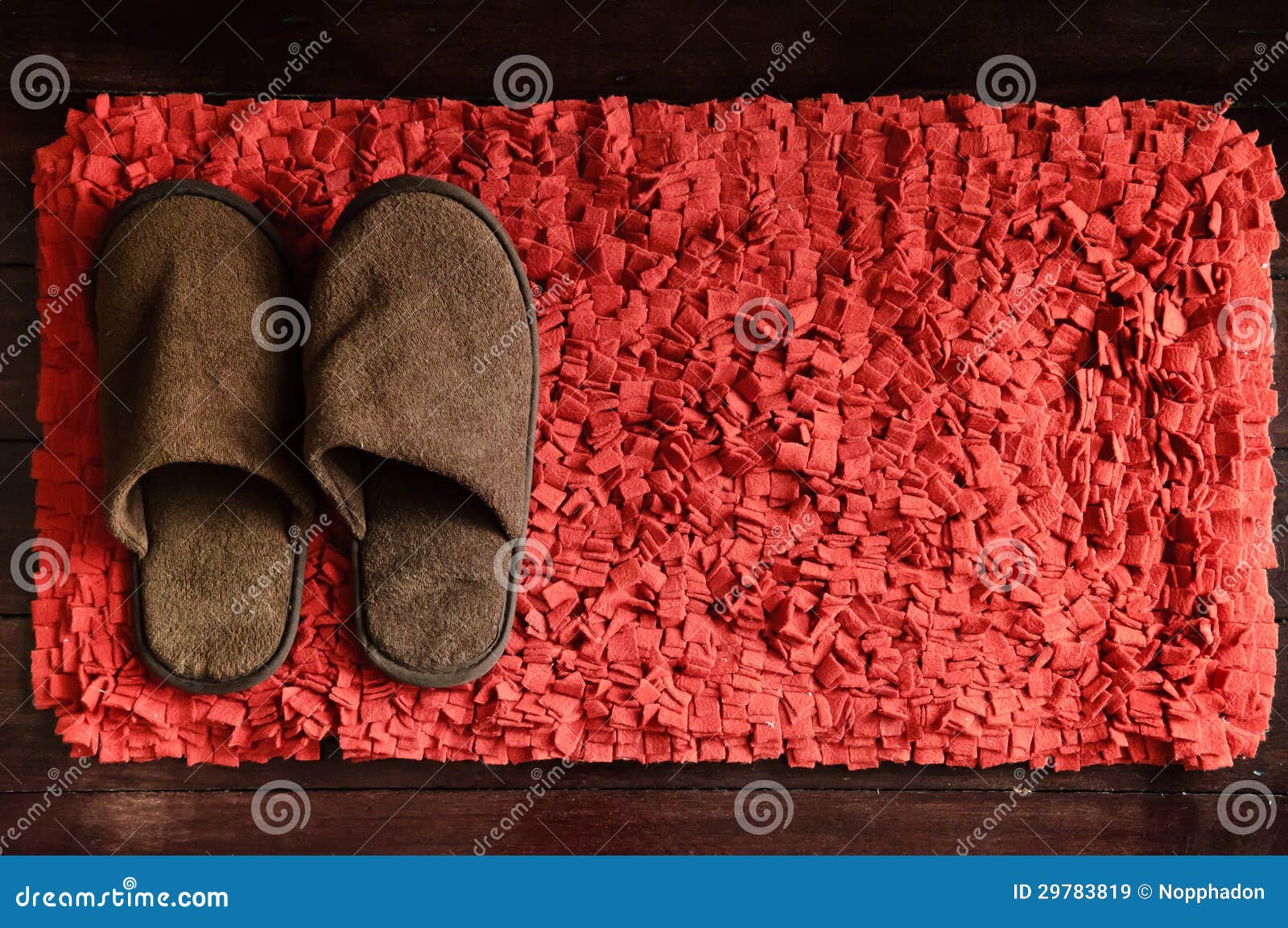 Slipper and foot scraper stock image. Image of wood, decoration - 29783819