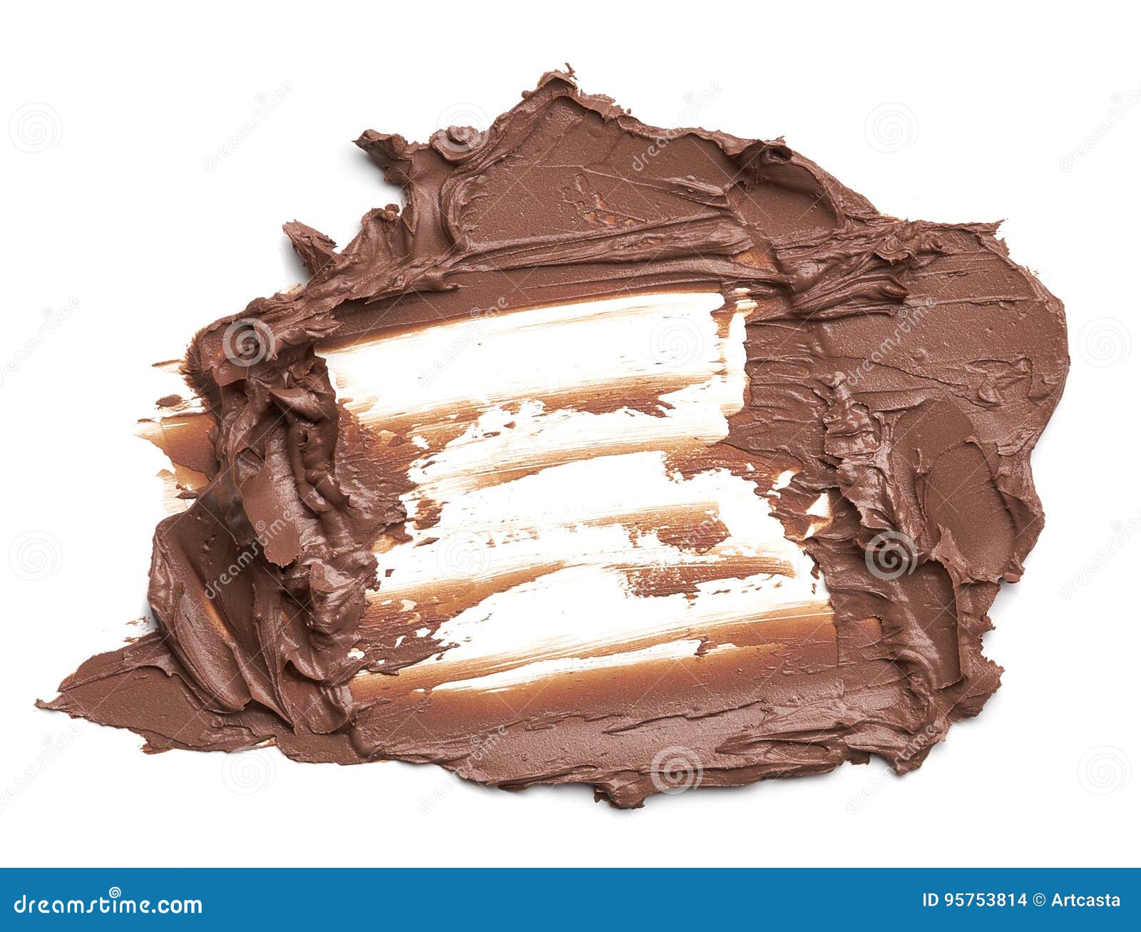 Brown Smear Paint of Cosmetic Products Stock Photo - Image of beauty ...