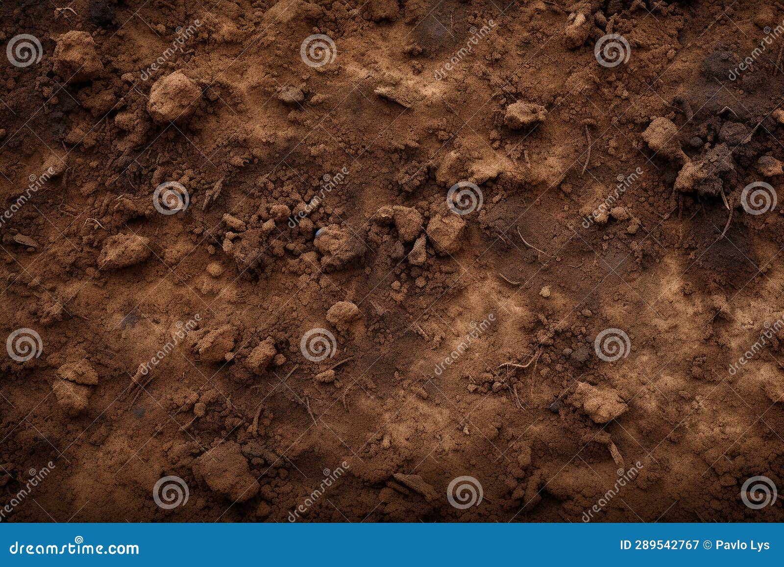 Brown Soil Close-up. Lumps of Earth Stock Illustration - Illustration ...