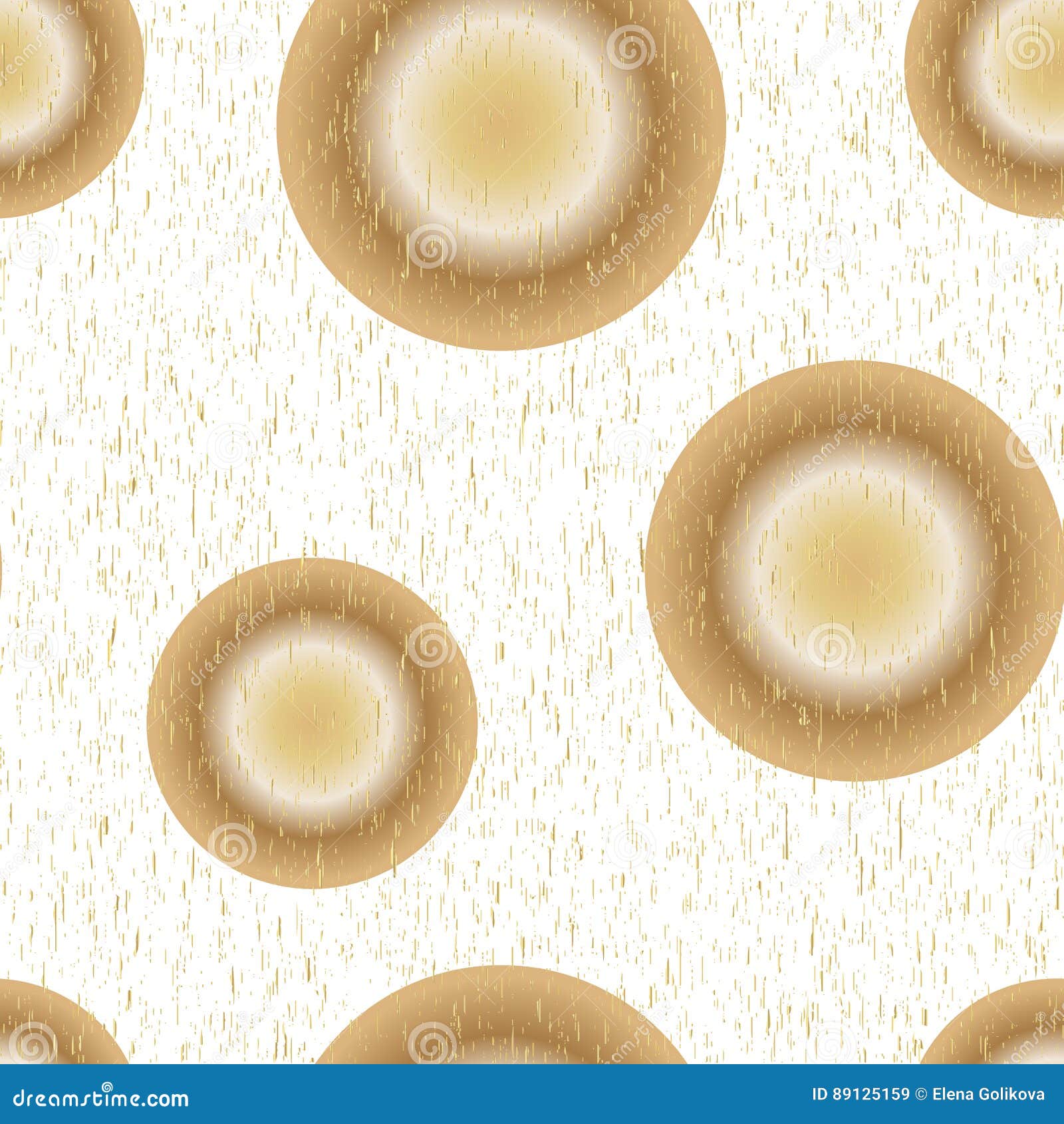 Brown Speckled Pattern with Circles Stock Vector - Illustration of ...