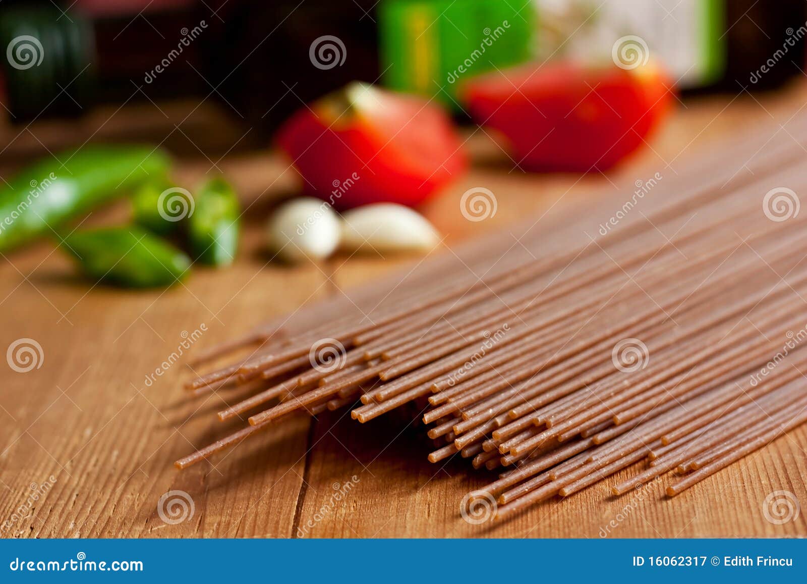 Brown spelt spaghetti stock image. Image of brown, rustic - 16062317