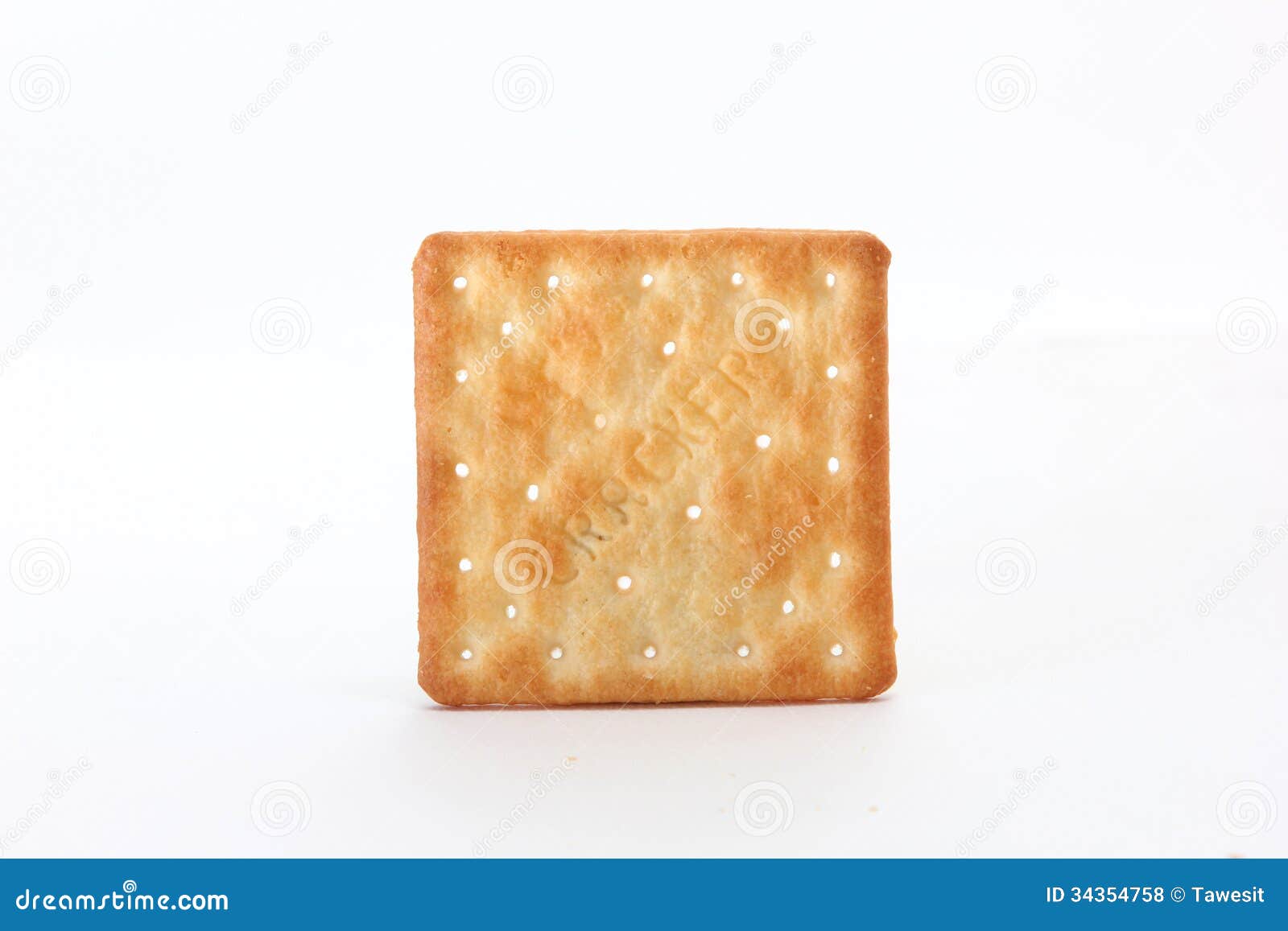Brown square cracker stock photo. Image of saltine, closeup - 34354758