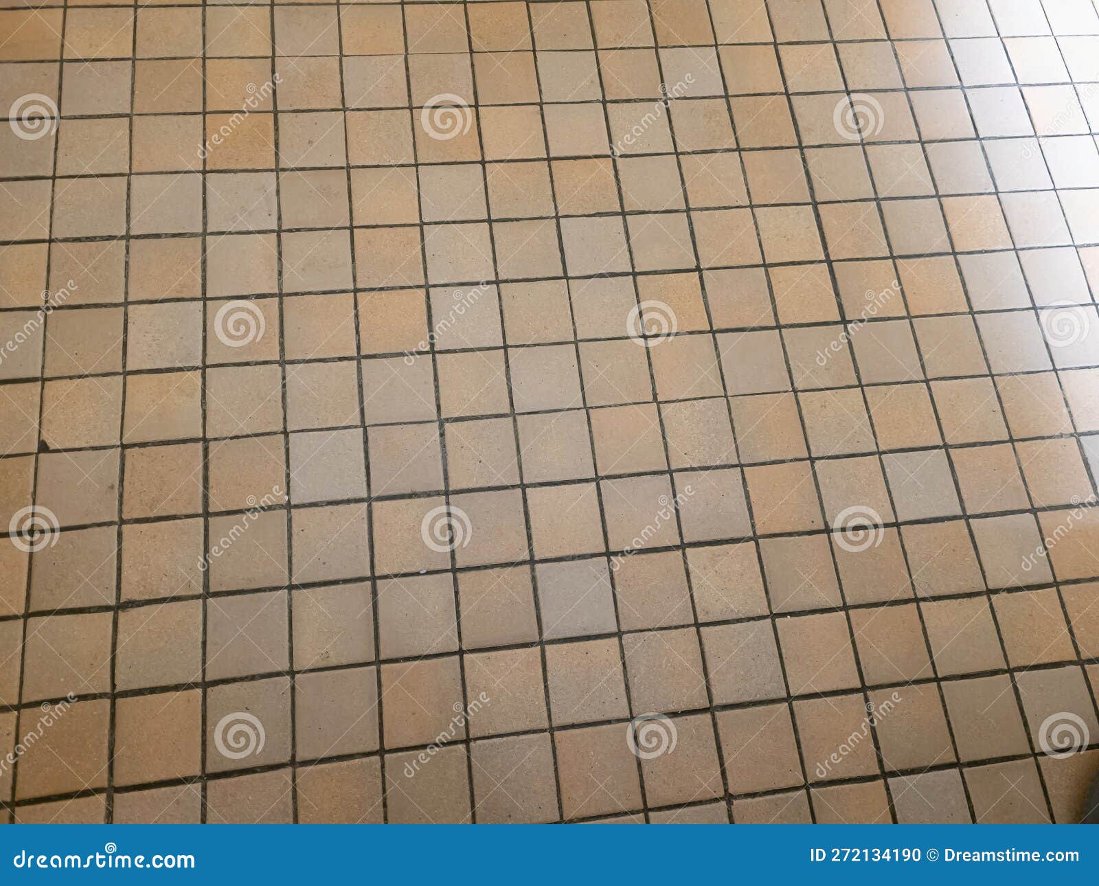 Brown square tiles stock photo. Image of brown, building - 272134190