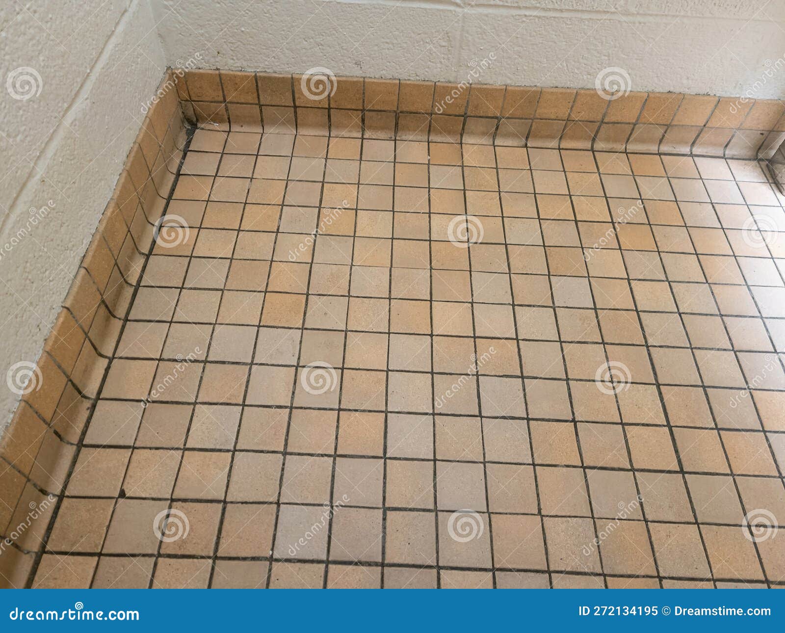 Brown square tiles stock image. Image of floor, brown - 272134195
