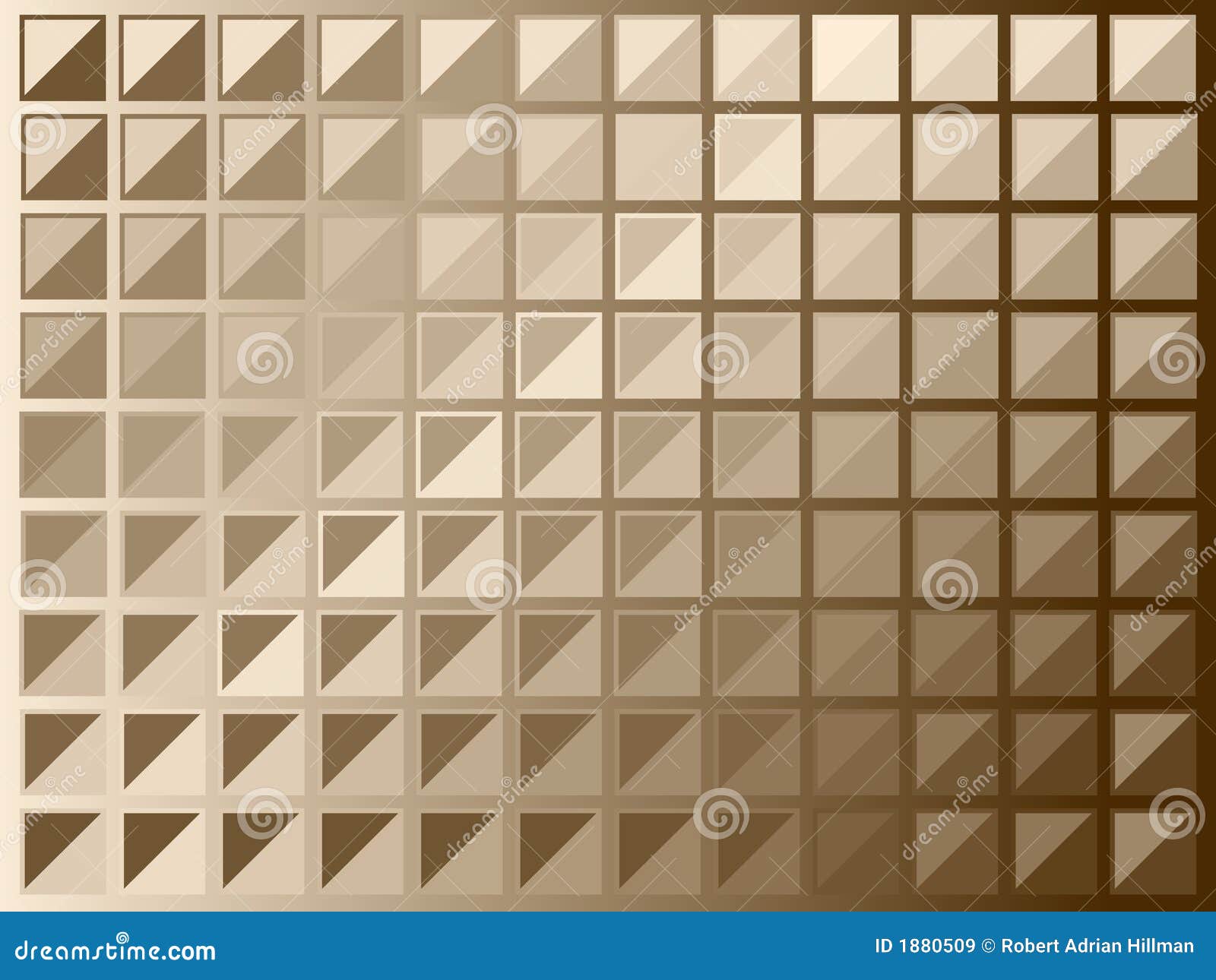 Brown squares stock vector. Illustration of backdrop, frosted - 1880509