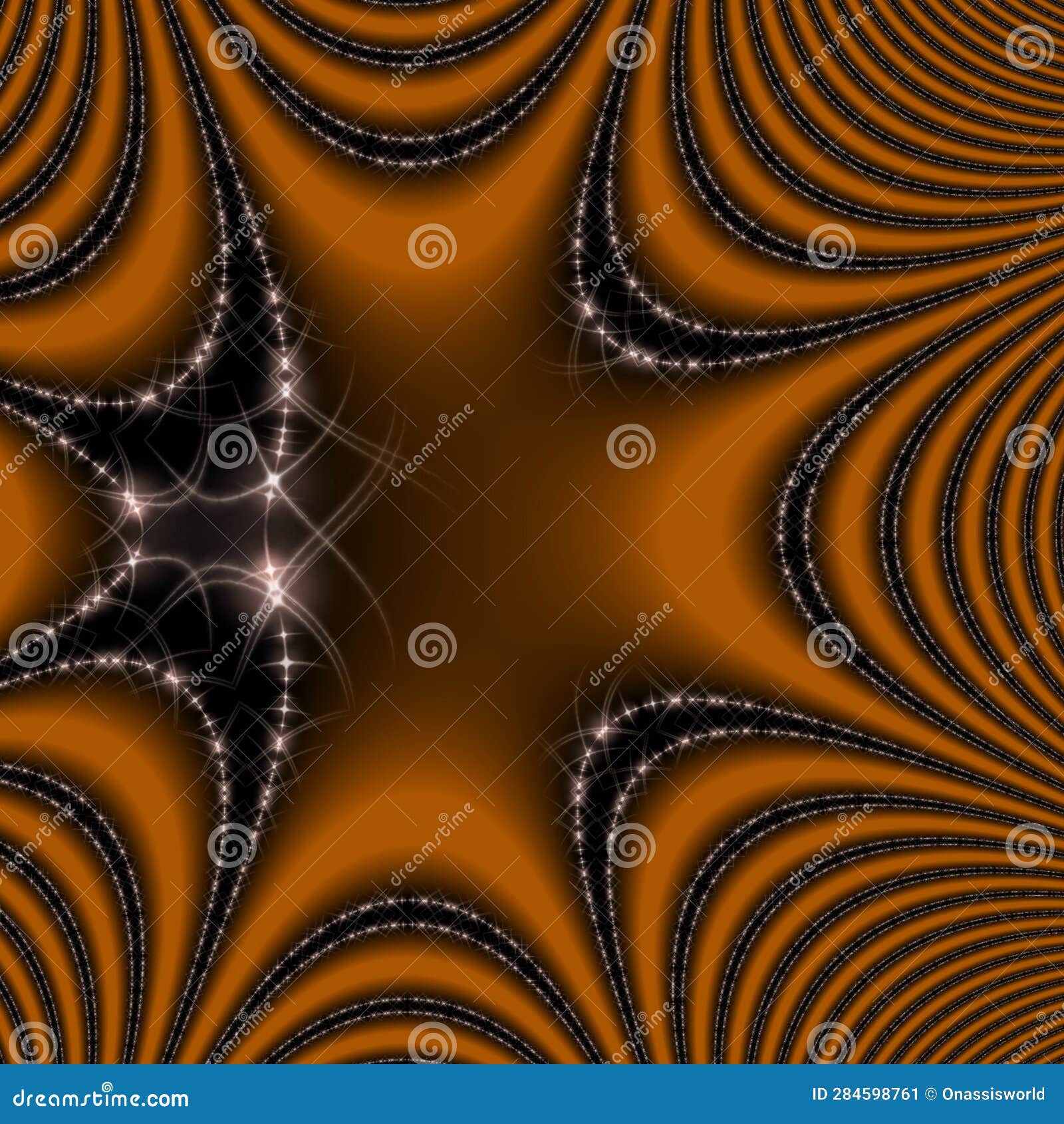 Brown Starlight Abstract Background Shapes Textured Blurred Stock ...