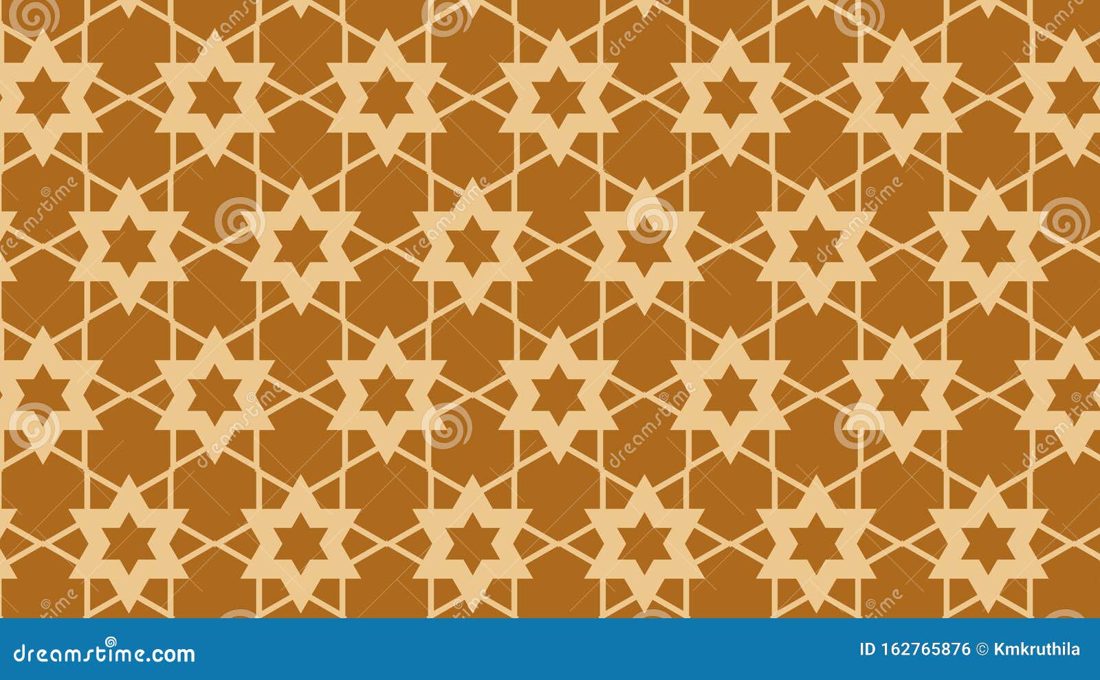 Brown Stars Background Pattern Vector Stock Vector - Illustration of ...