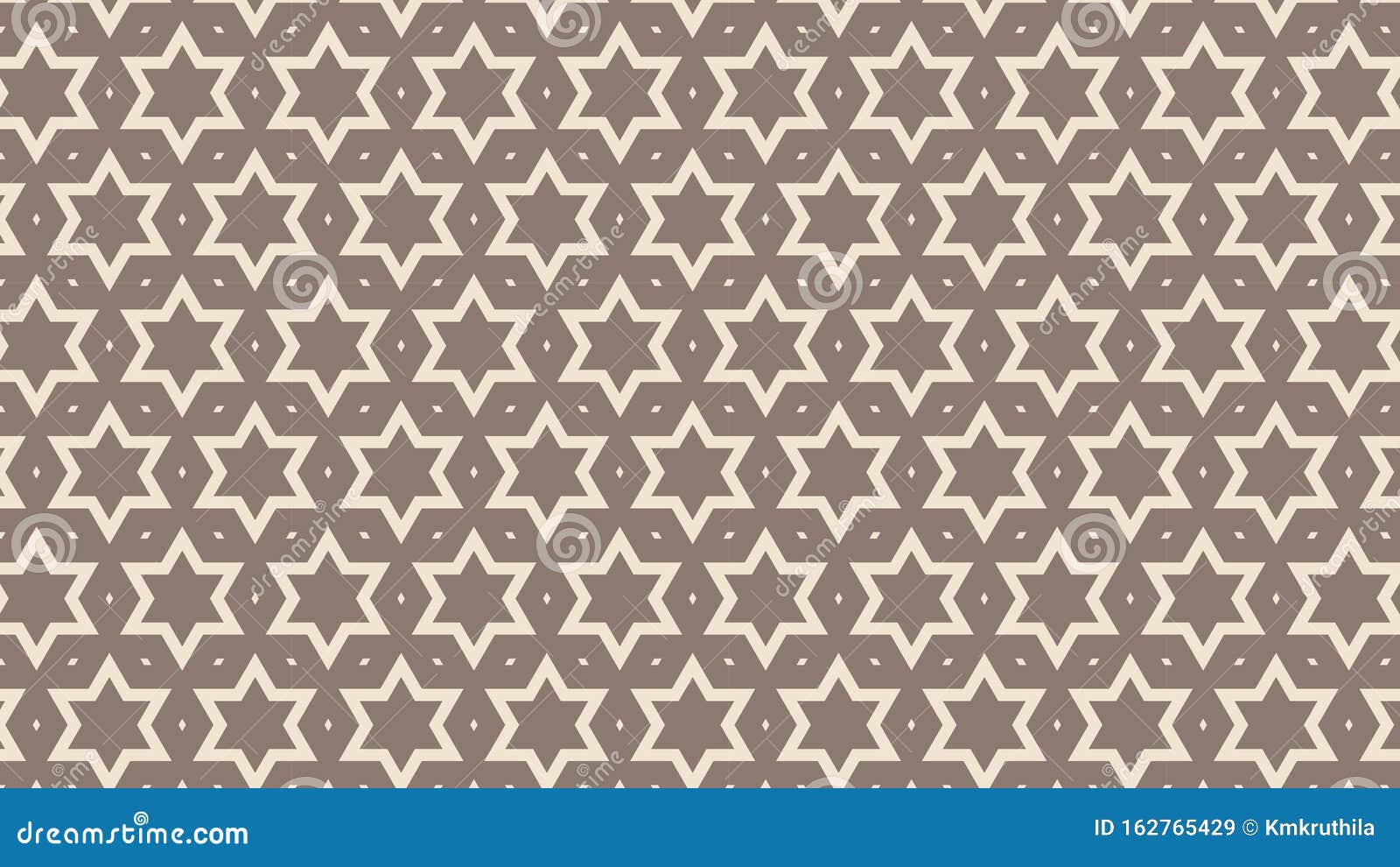 Brown Stars Pattern Background Stock Vector - Illustration of star ...