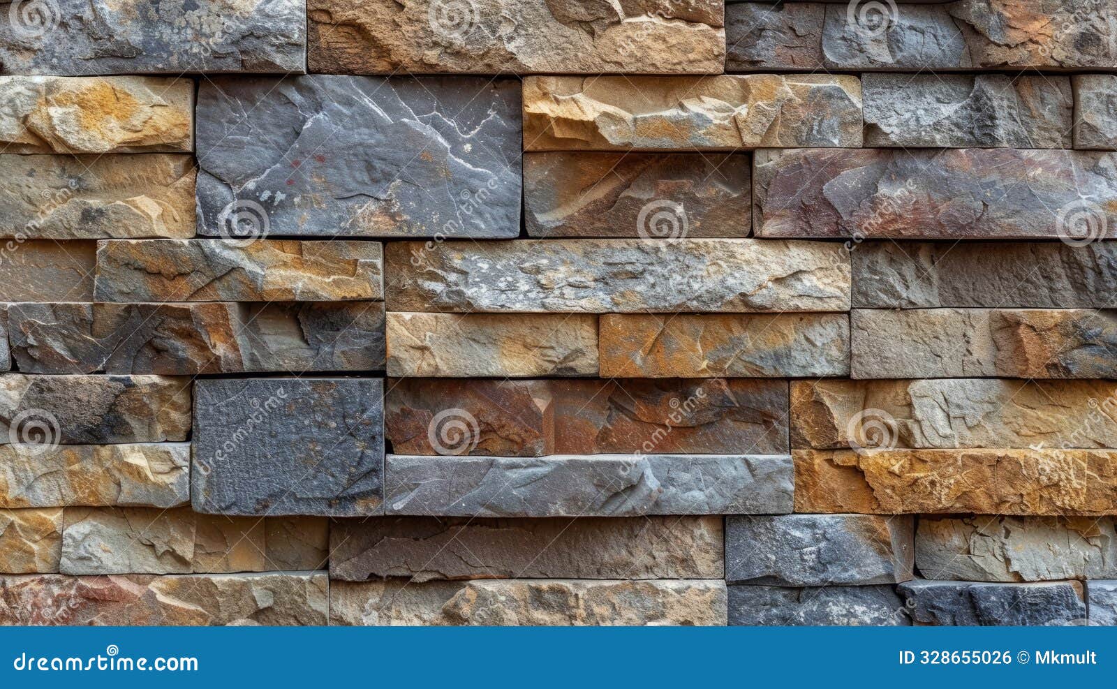 Brown Stone Brick Wall Cladding Texture for Natural Design Elements ...