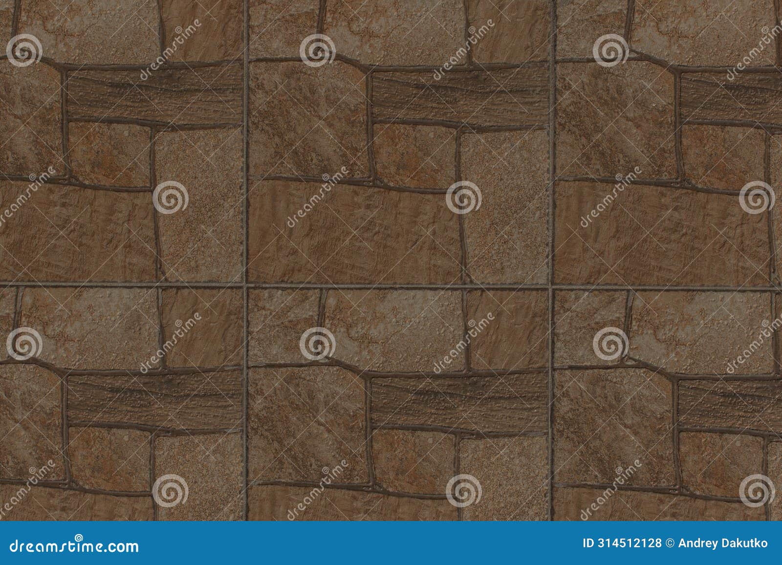 Brown Stone Floor Tile Abstract Pattern Surface Texture Background ...