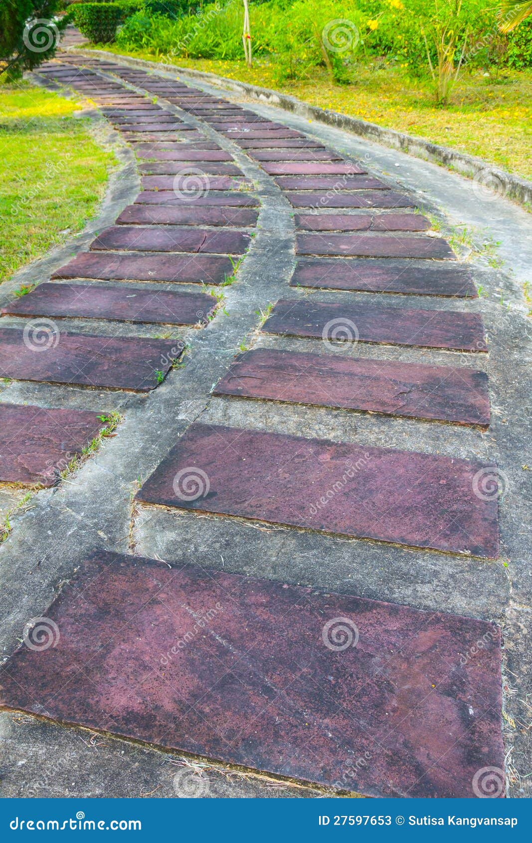Brown Stone path stock image. Image of ground, pathway - 27597653