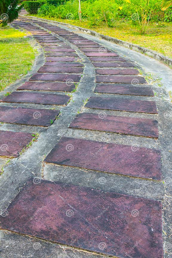 Brown Stone path stock image. Image of ground, pathway - 27597653