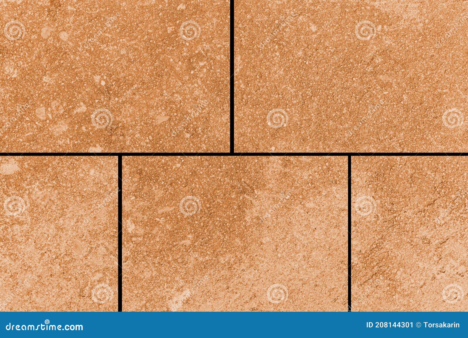 Brown Stone Tile Floor Pattern and Seamless Stock Image - Image of ...