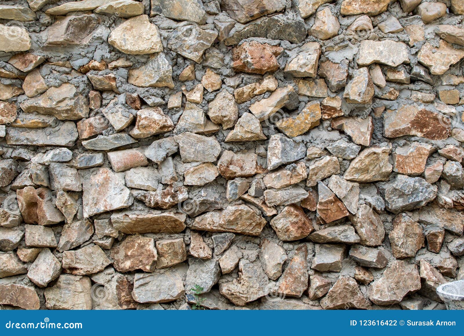 Brown Stone Wall Background Stock Photo - Image of irregular, interior ...