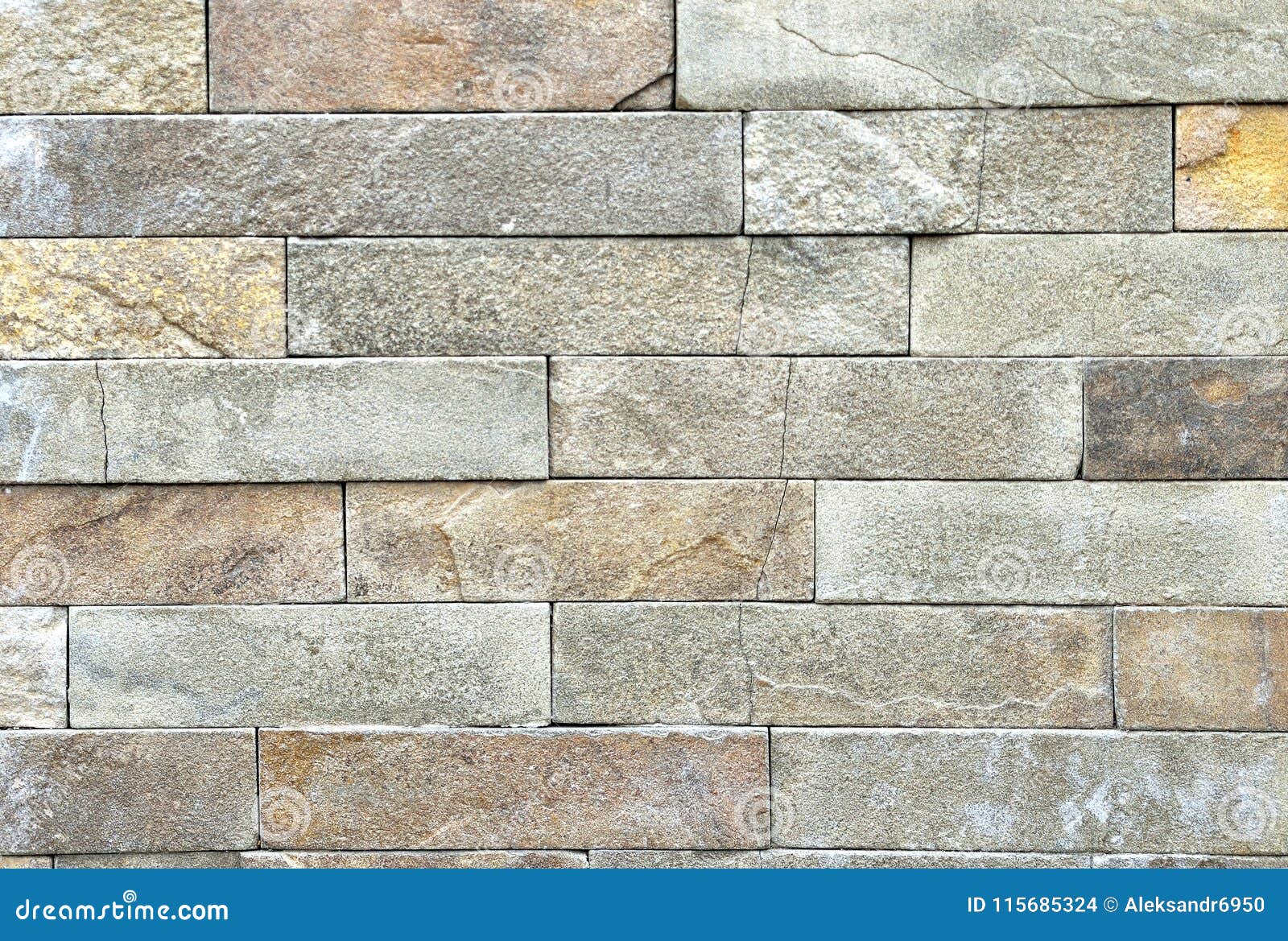 Brown Stone Wall, Background, Texture, Rectangular Natural Stone Stock ...