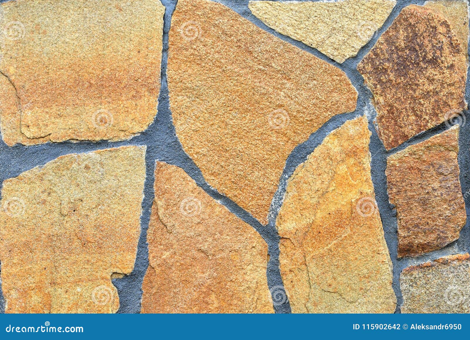 Brown Stone Wall, Background, Texture, Rectangular Natural Stone Stock ...