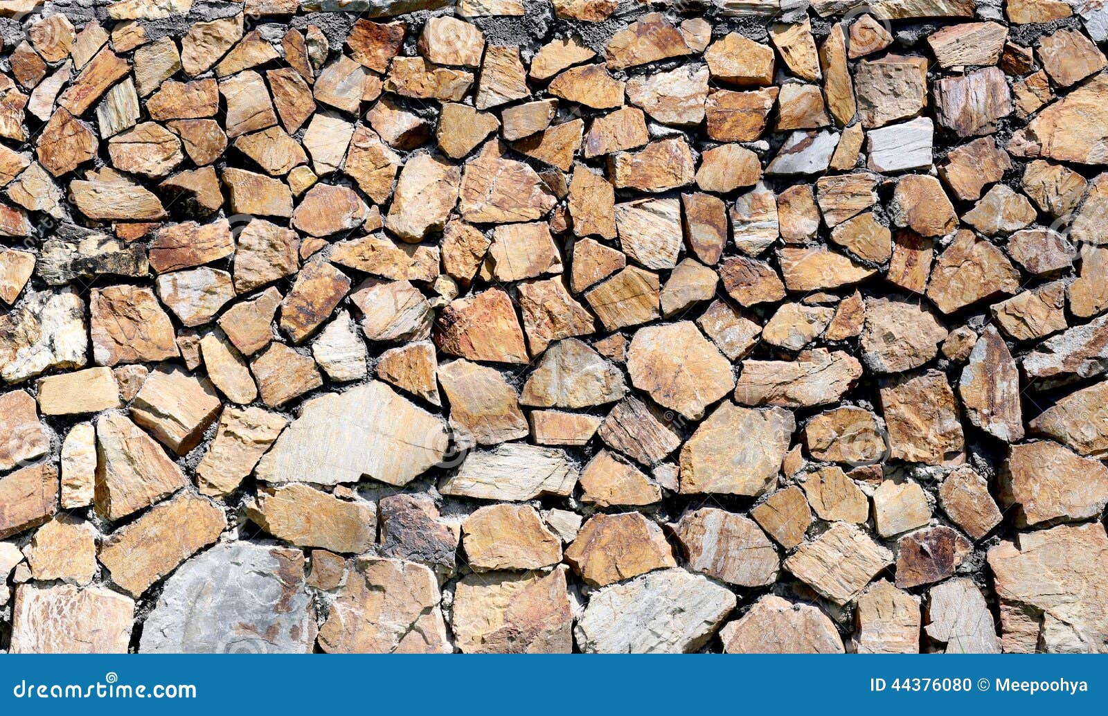 Brown stone wall surface. stock photo. Image of textures - 44376080