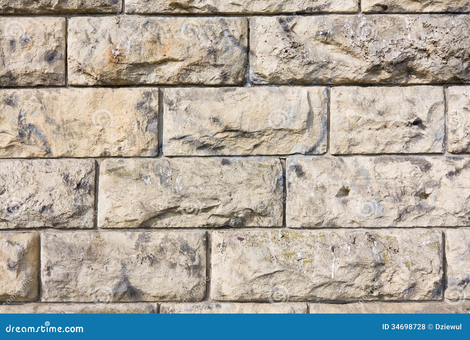 Brown stone wall stock photo. Image of concrete, cement - 34698728